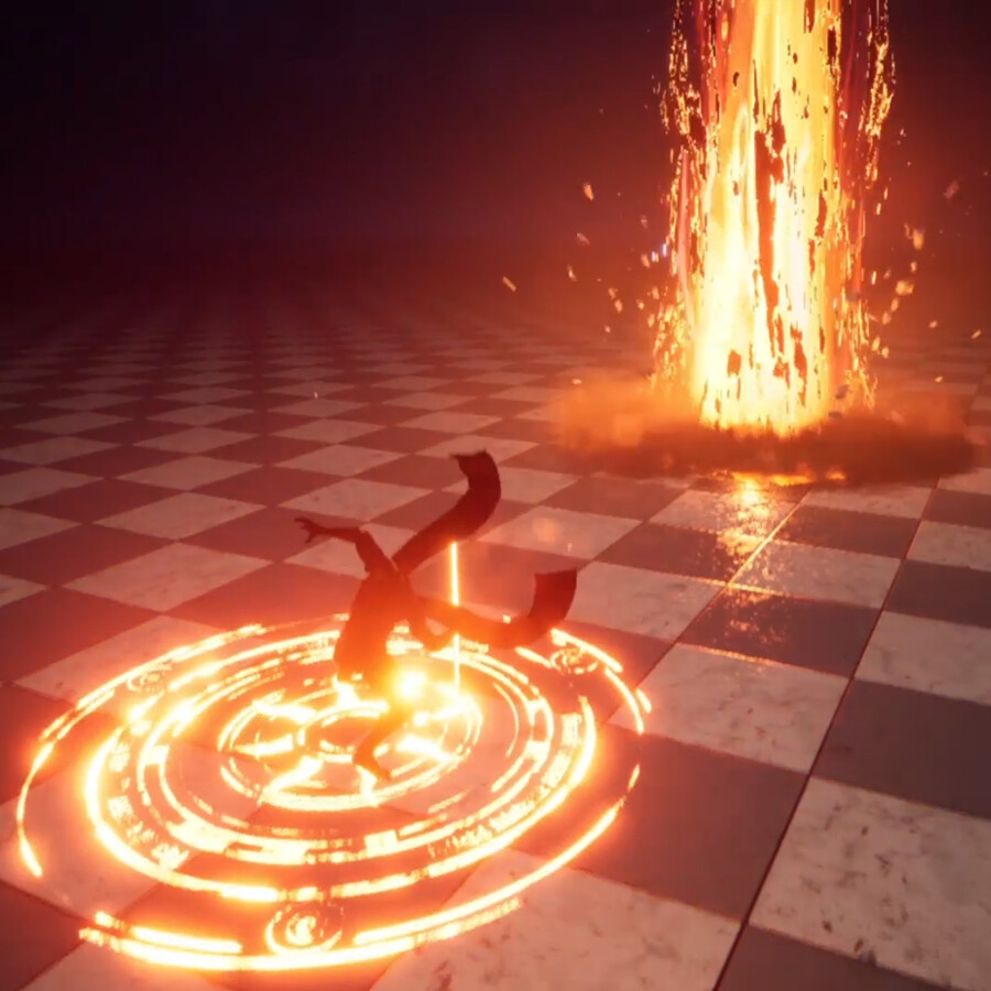 ArtStation - Burst Flame