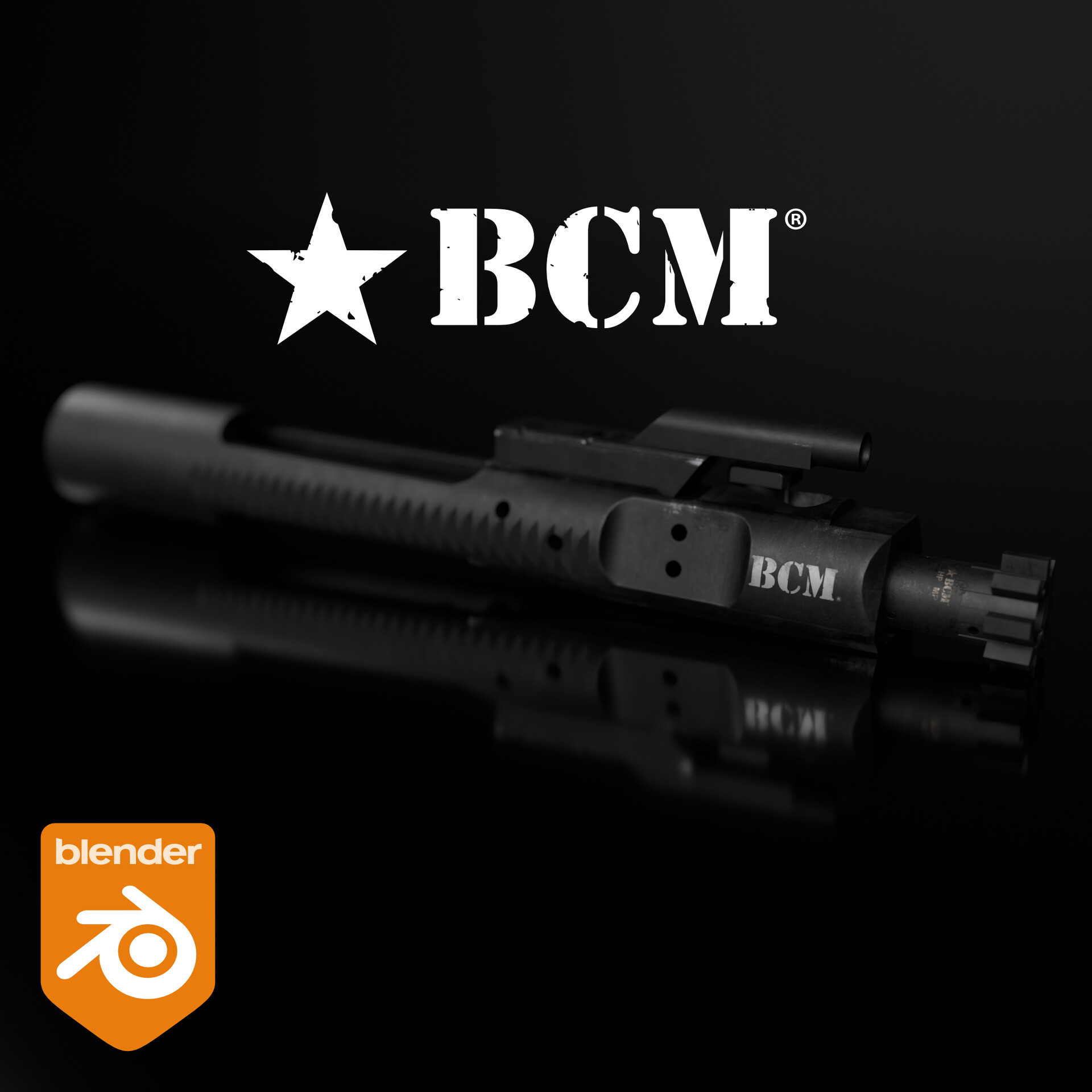 ArtStation - BCM Bolt Carrier Group