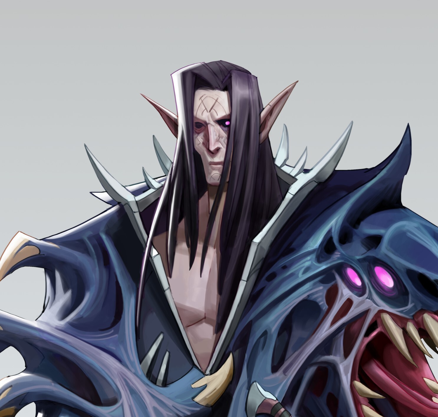 ArtStation - Black magic wizard