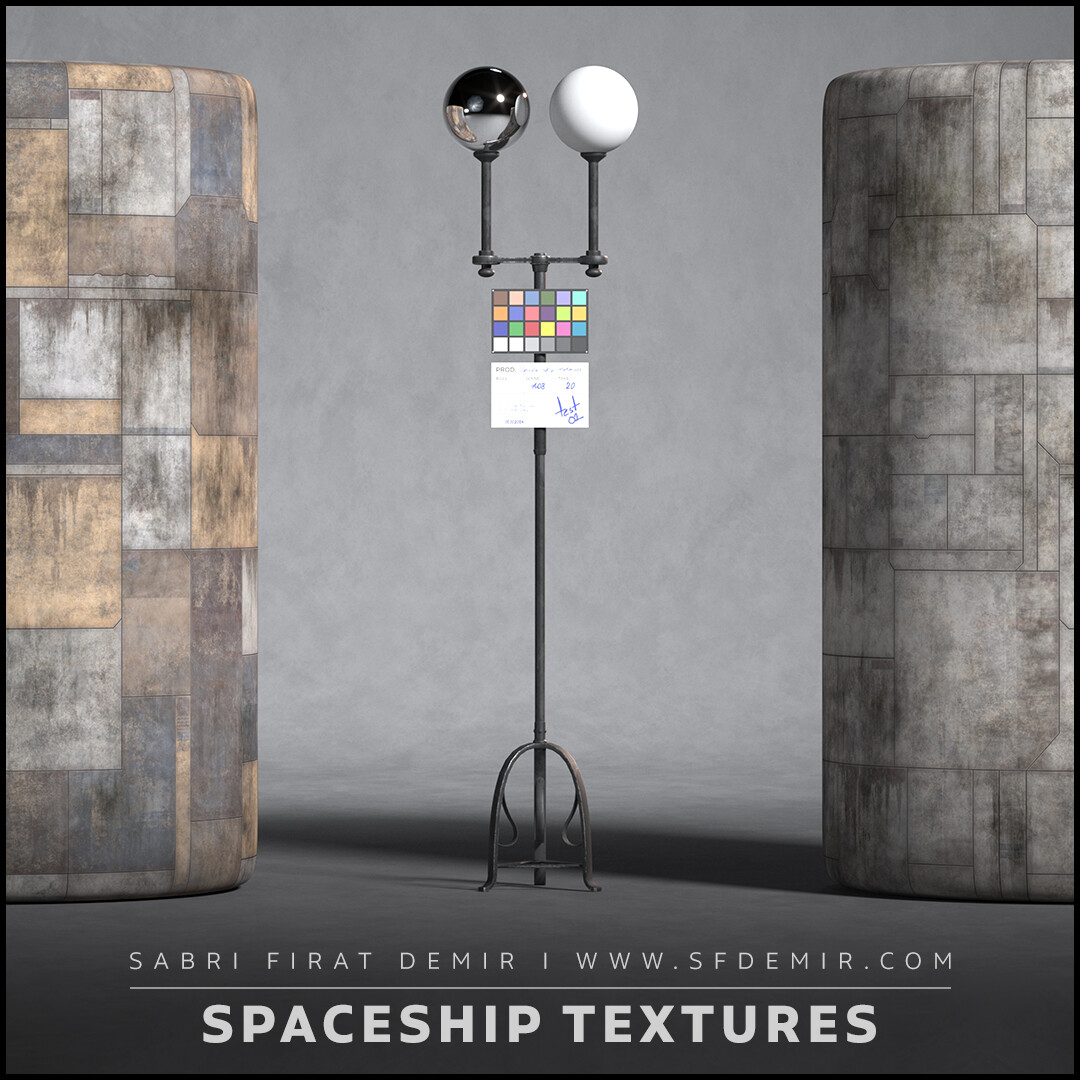 ArtStation - PBR Spaceship Material Pack