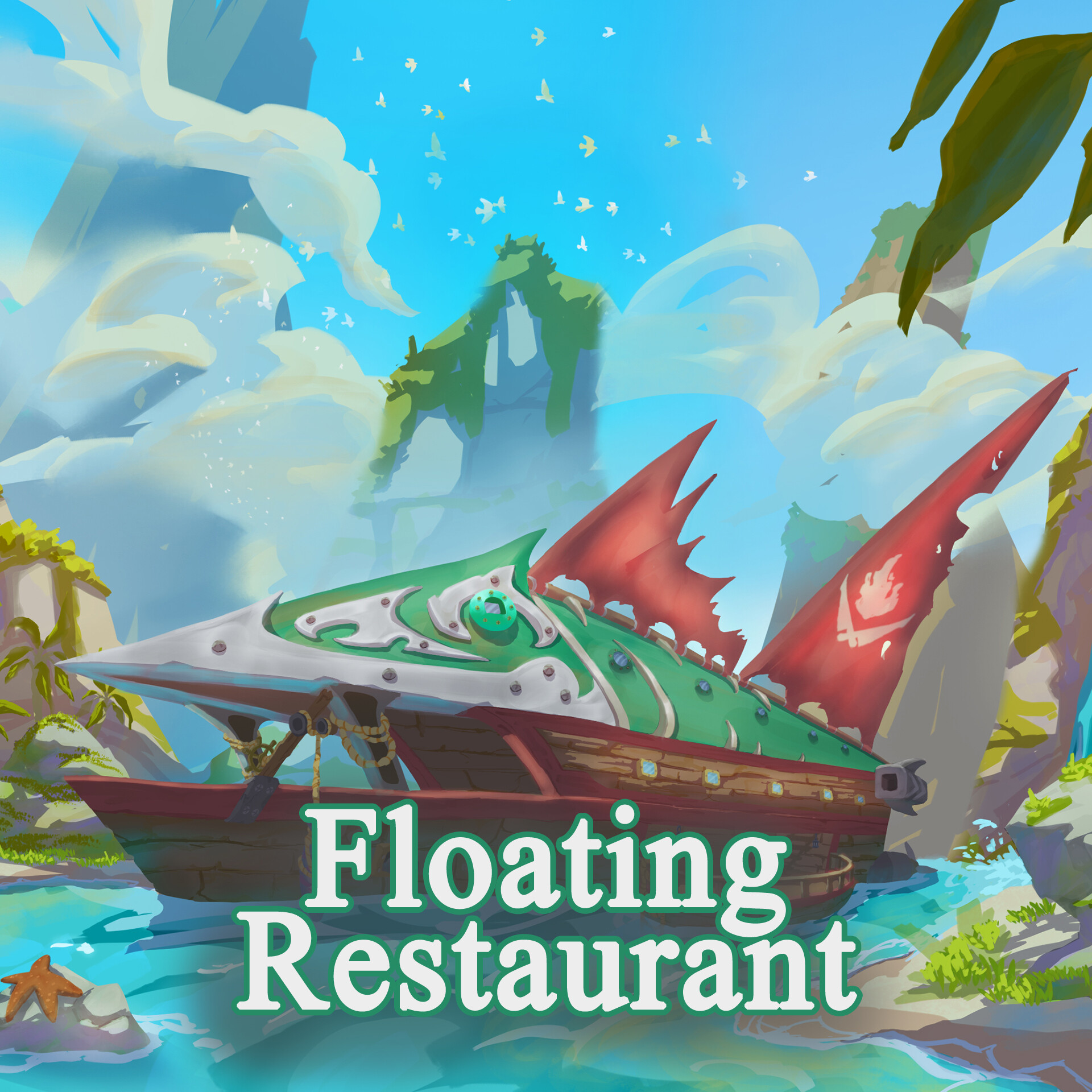ArtStation - Floating Restaurant