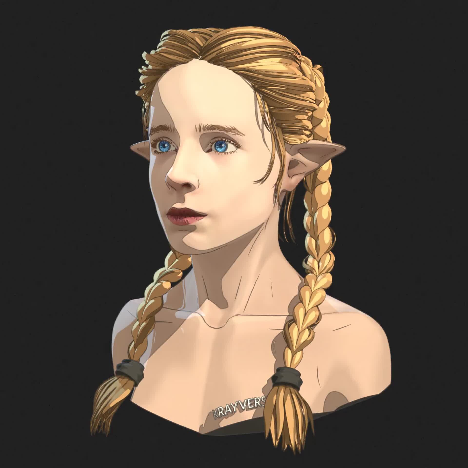 ArtStation - Elf Girl
