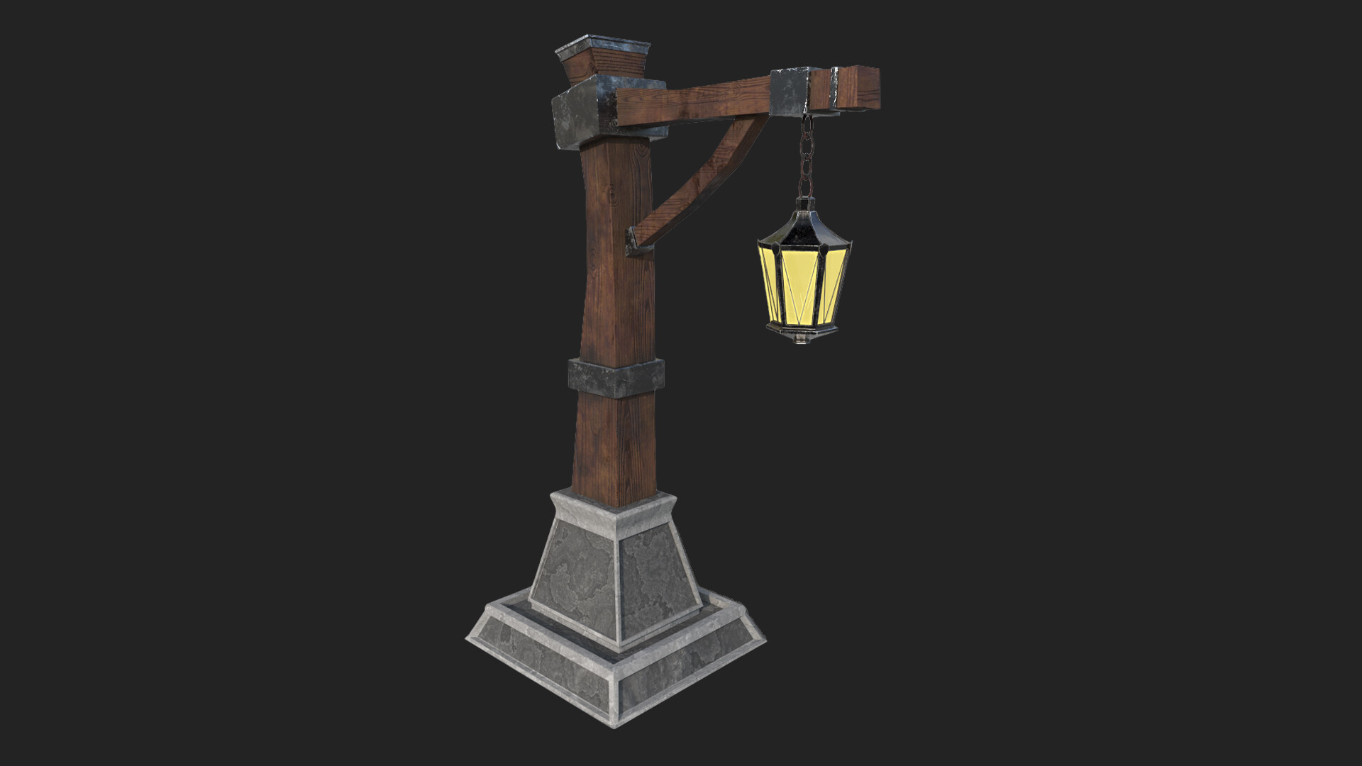 ArtStation - Stylized Lamp
