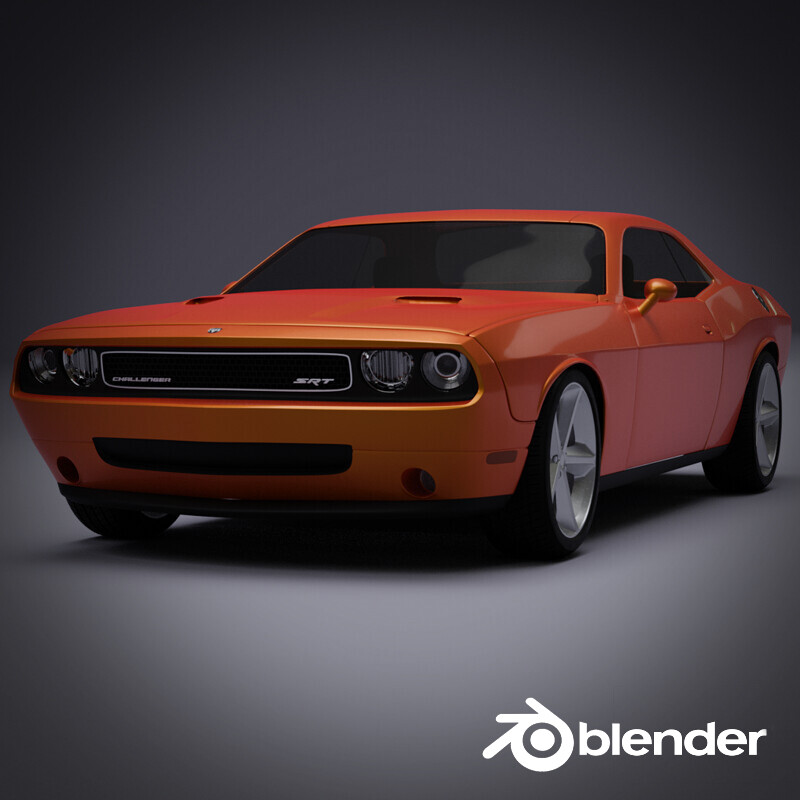 ArtStation - Dodge Challenger (Personal Project)