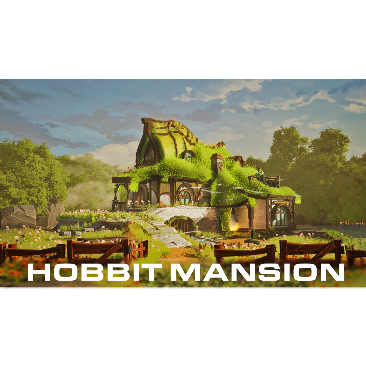 ArtStation - Stylized Hobbit Mansion