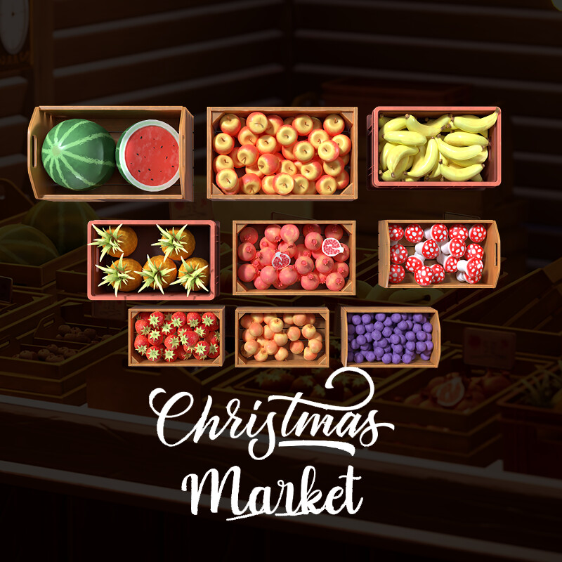 ArtStation - Stylized Fruits