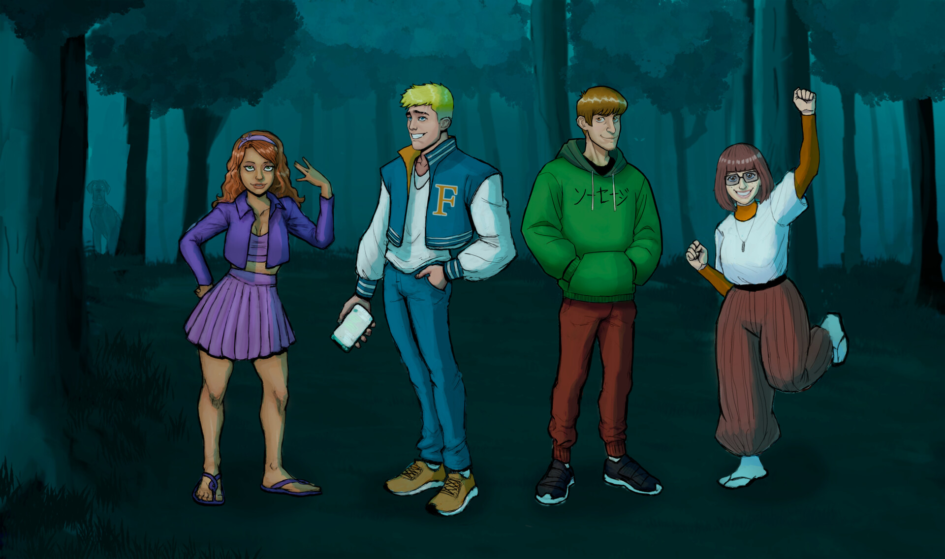 ArtStation - Scooby-doo Gang