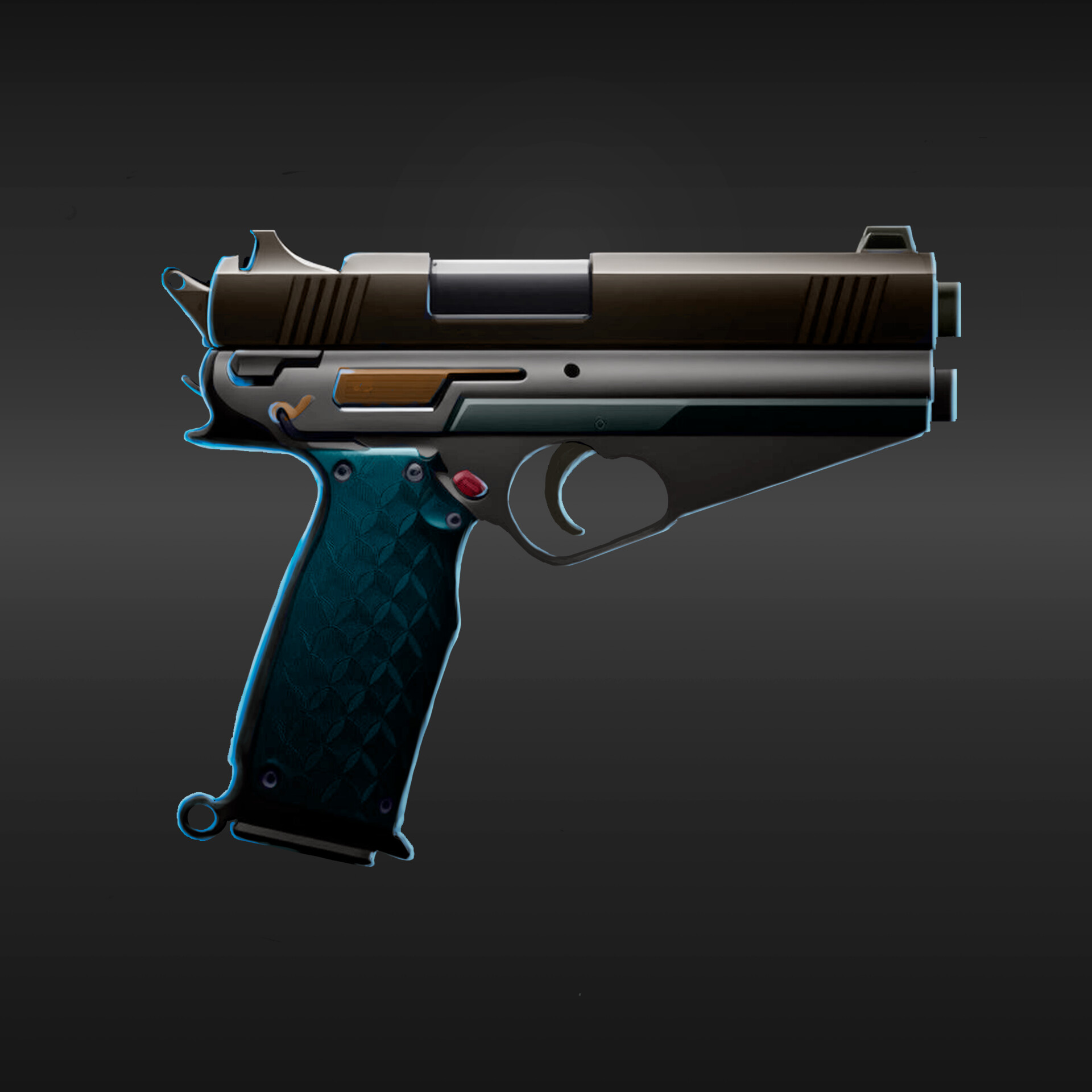 ArtStation - Futuristic Gun