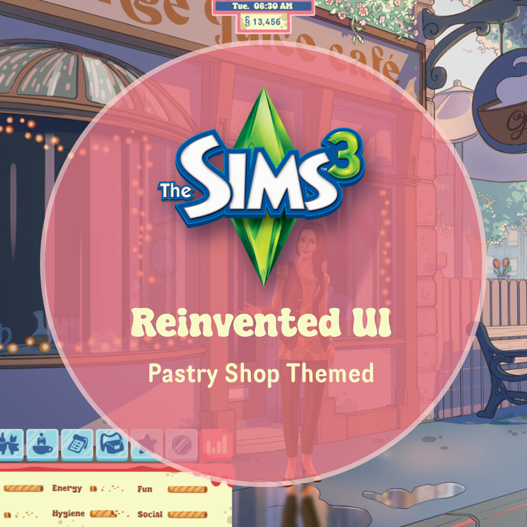 ArtStation - Pastry Shop Sims 3 - UI