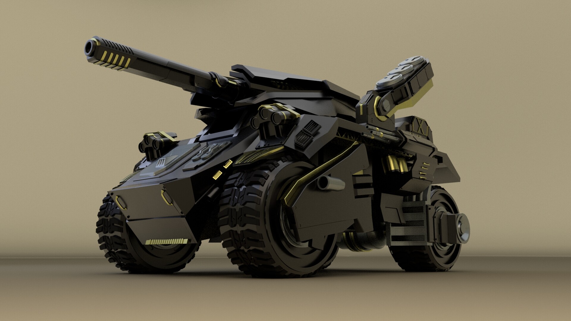 ArtStation - 3D Tank Model