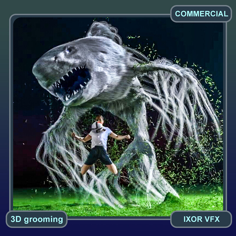 ArtStation - 3D Grooming for IXOR VFX | SHARK