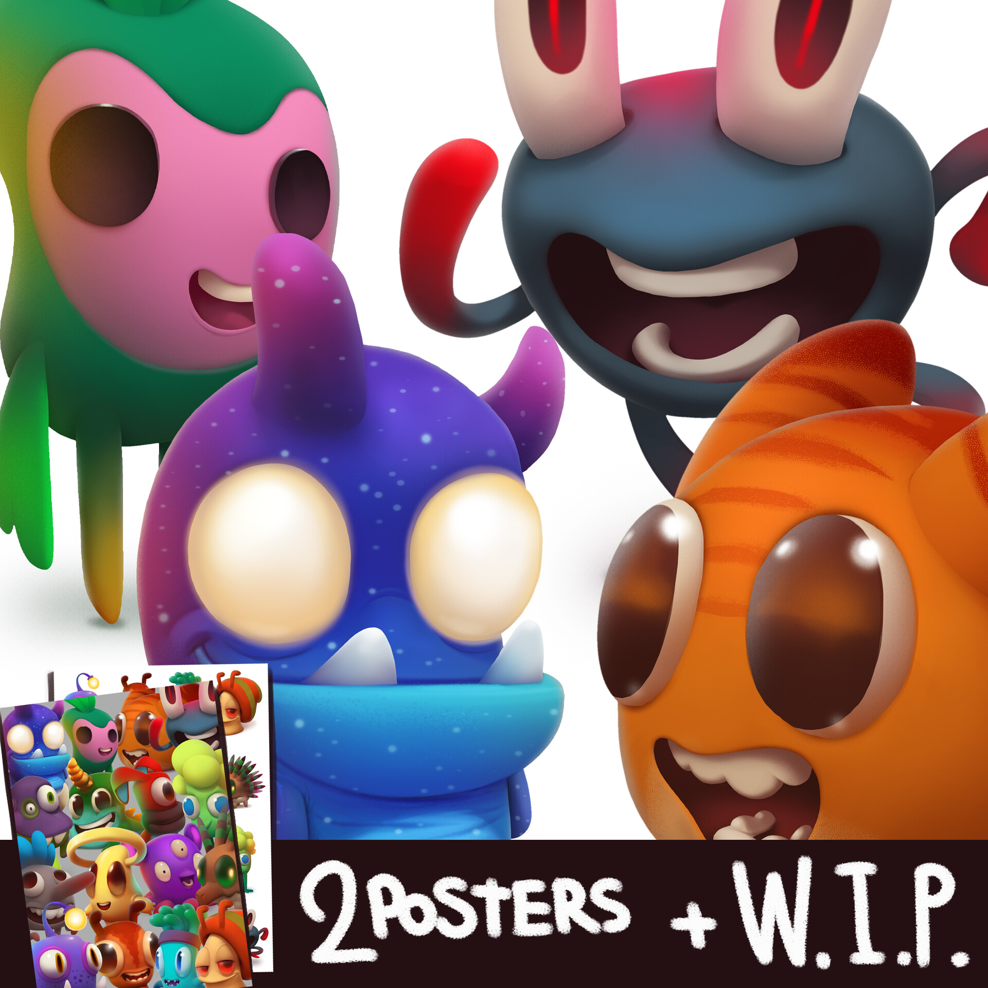 ArtStation - Cute creatures part 4