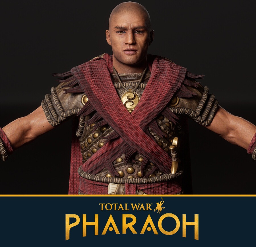 ArtStation - Total War Pharaoh - Sea Peoples Commander Heavy Armour ...
