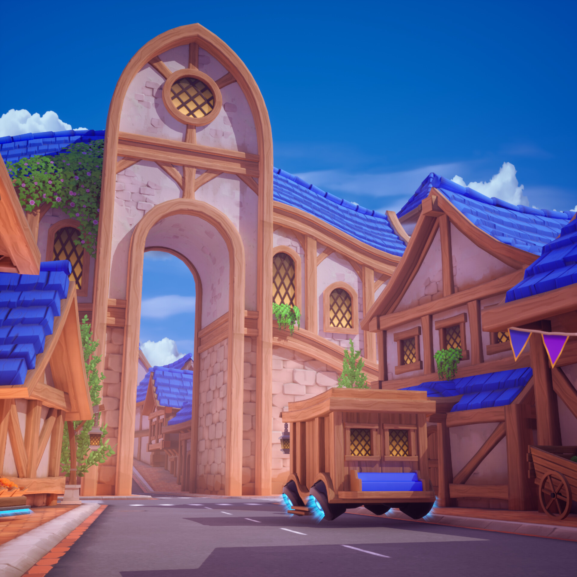 ArtStation - Overwatch's Blizzard World Fanart