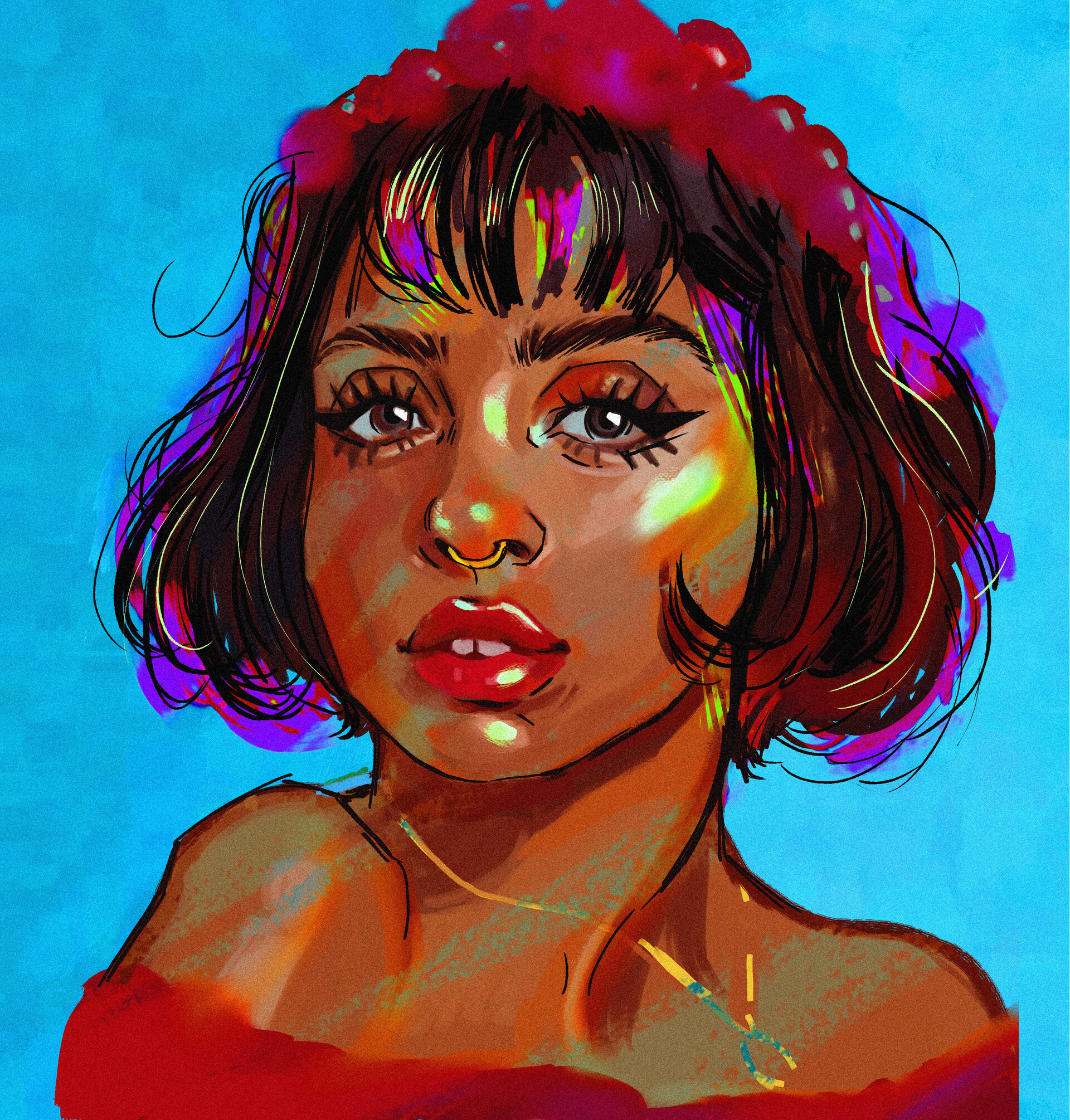 ArtStation - Pretty Woman | Paint Study