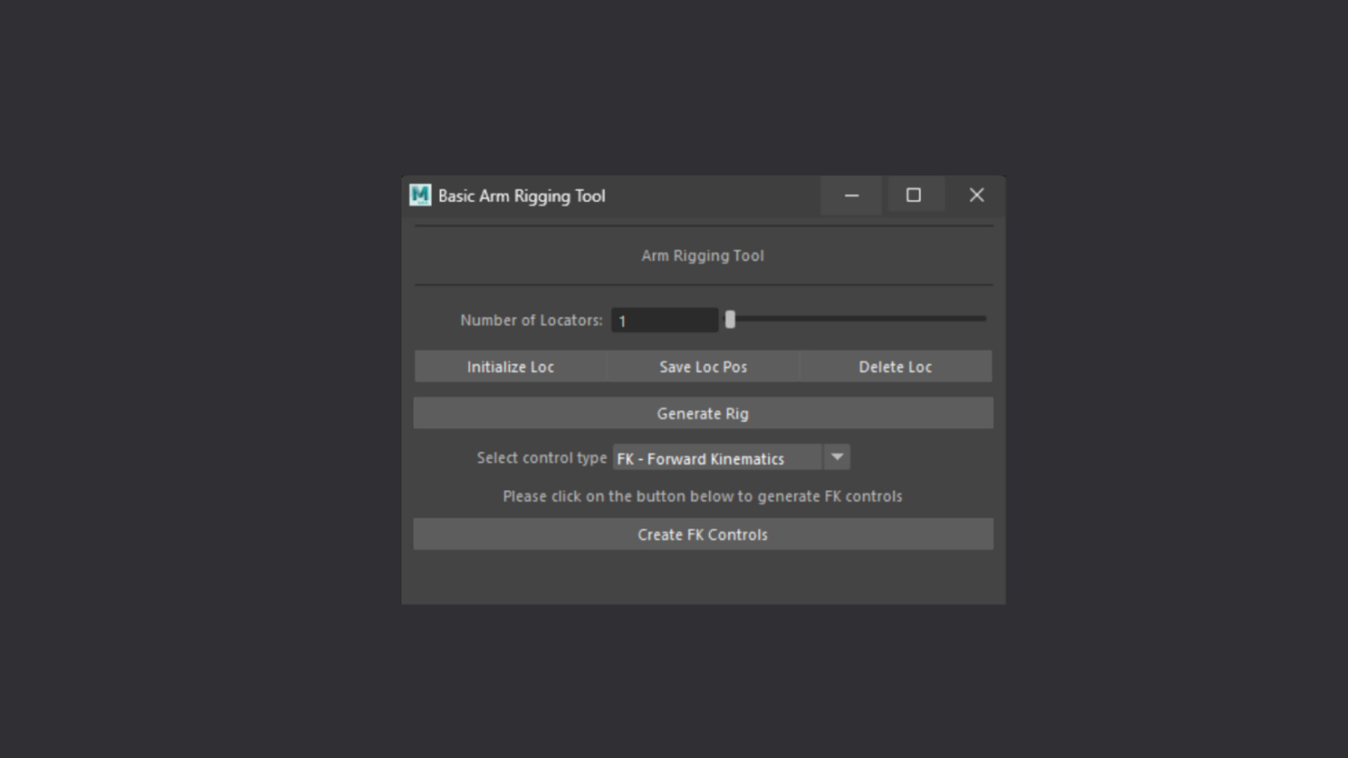 ArtStation - Basic Auto-rigging Tool for Maya