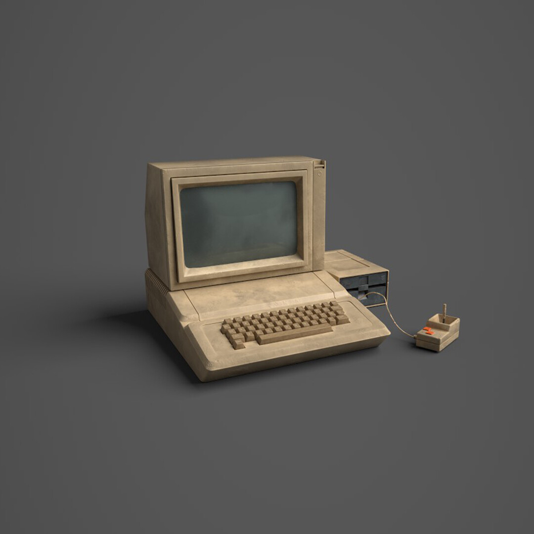 ArtStation - Computer From 80'S