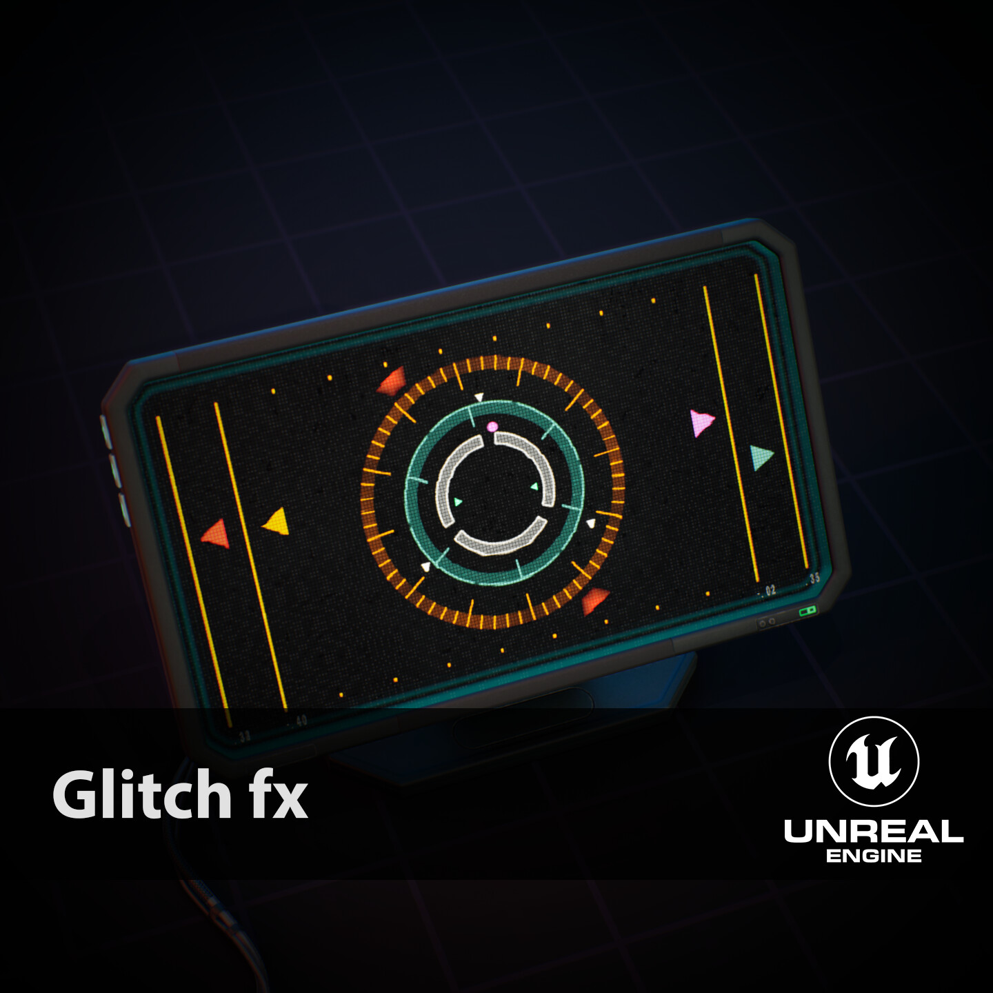 ArtStation - Glitch FX: Examples of UV processing and animation in materials