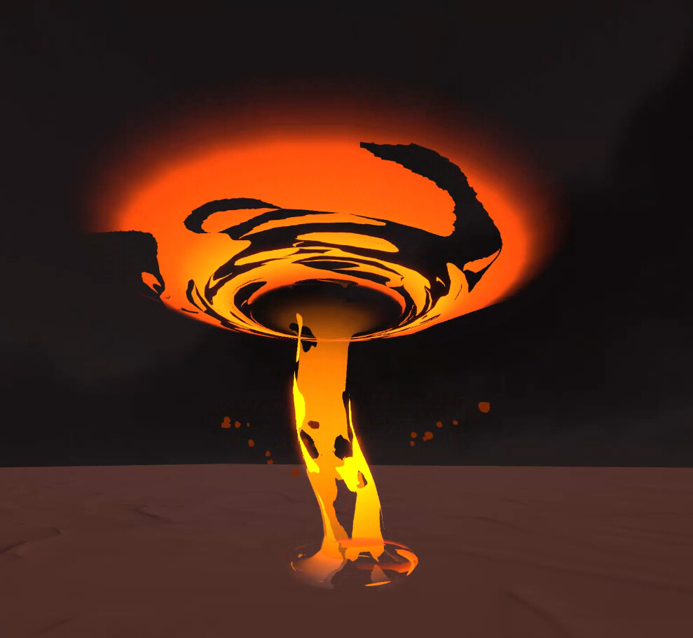 ArtStation - VFX Fire Tornado