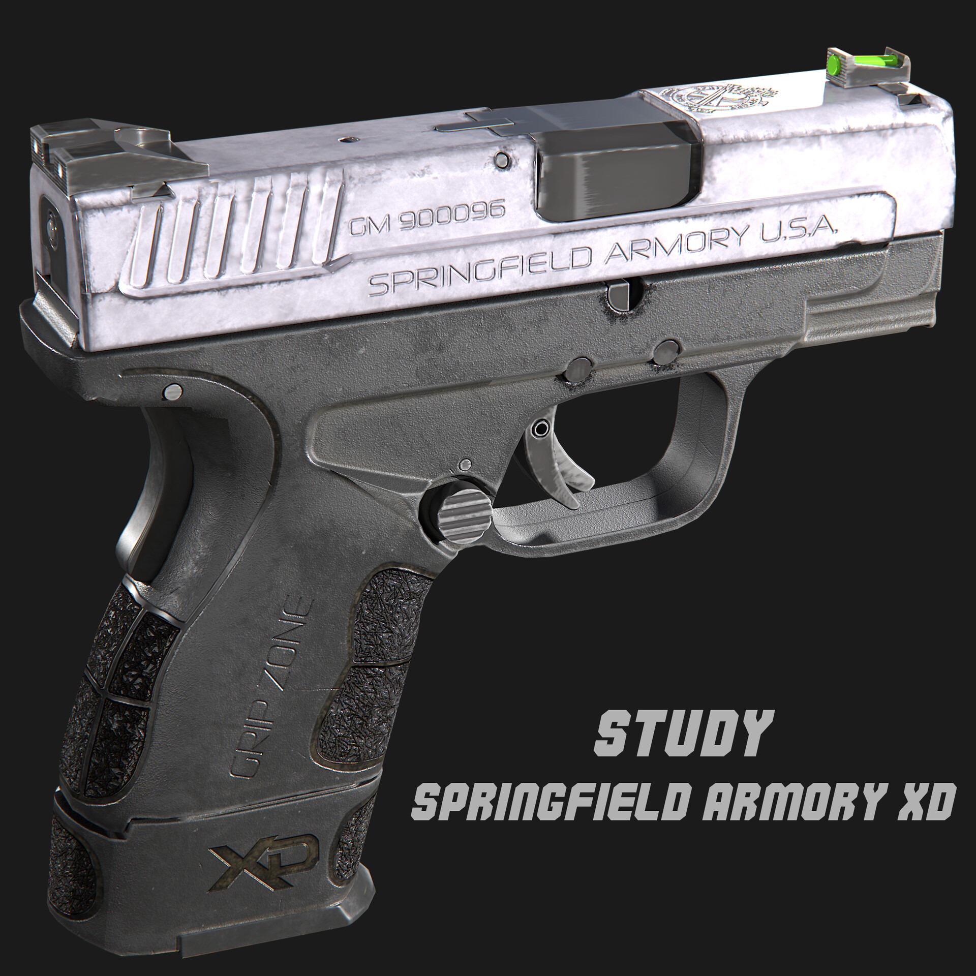 ArtStation - [study] Springfield Armory XD
