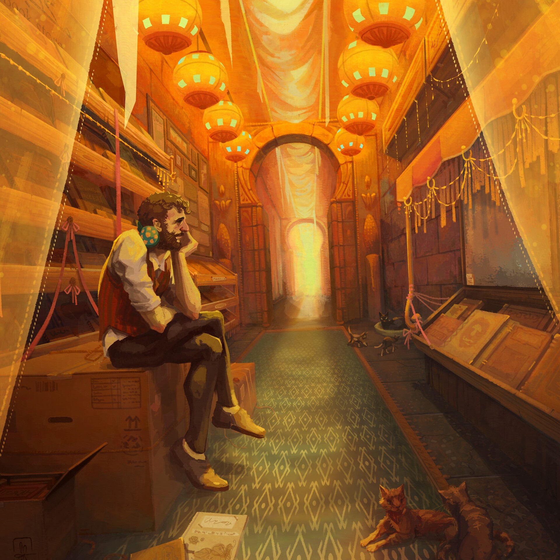 ArtStation - The library