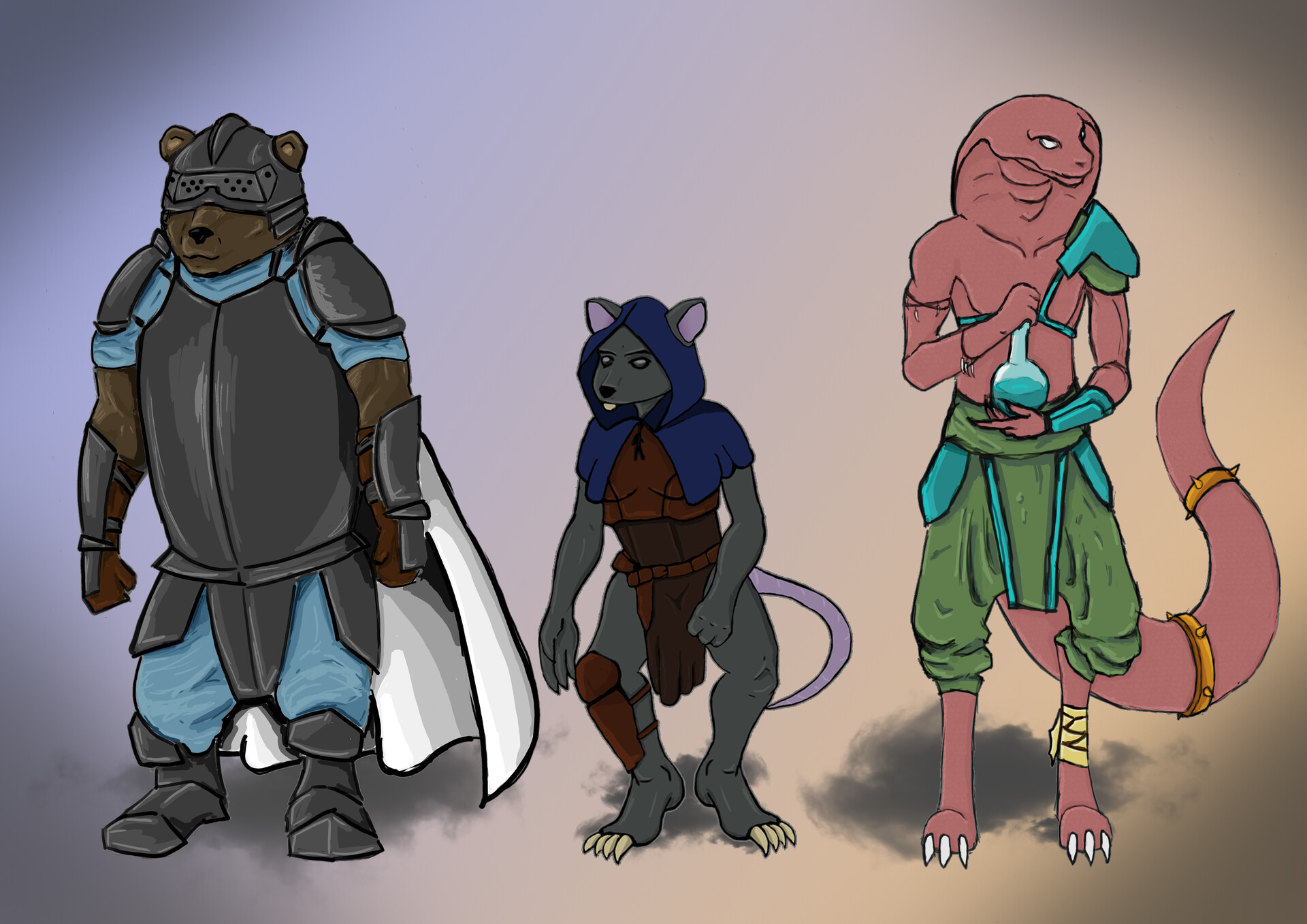 ArtStation - Anthropomorphic character concepts