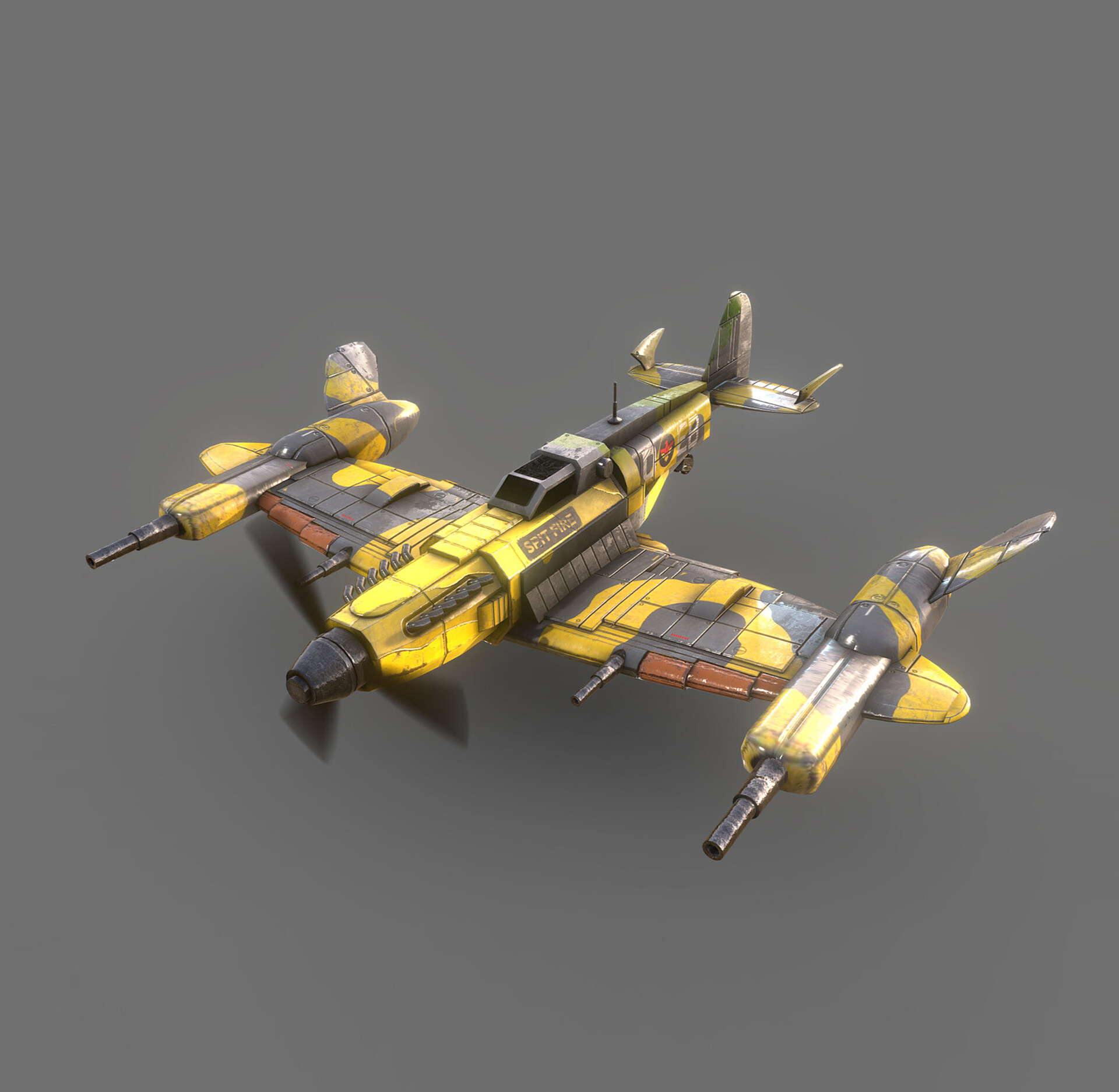 ArtStation - Supermarine Spitfire_02