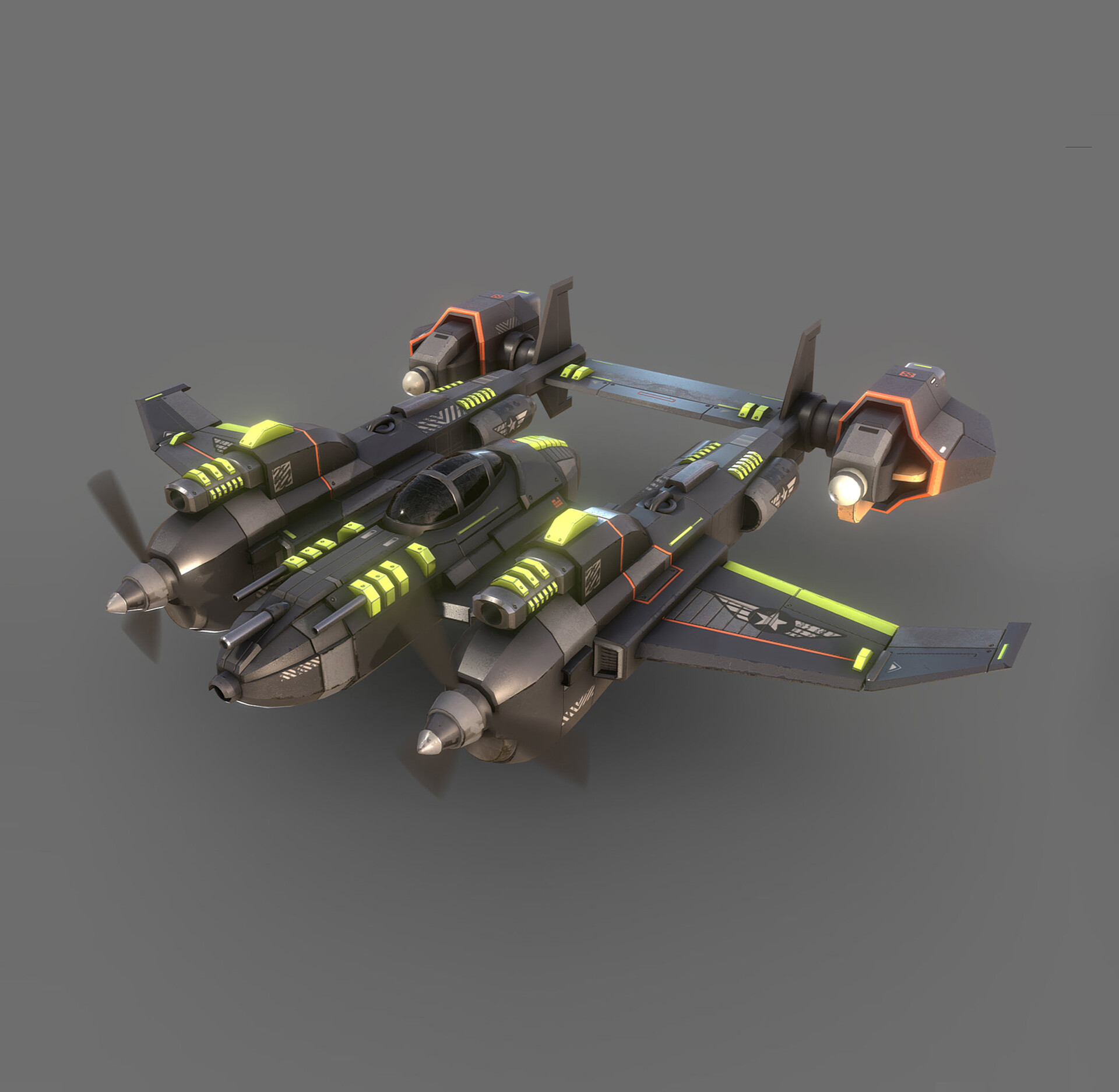 ArtStation - Lockheed P-38 Lightning _ 02