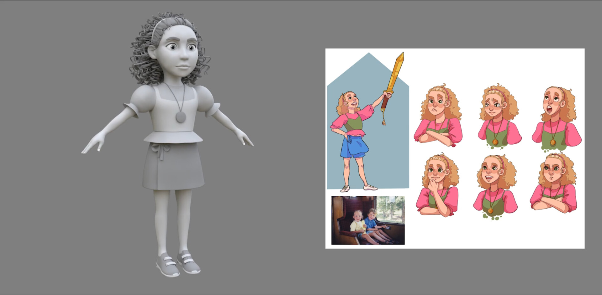 ArtStation - Kid Comic Character Models