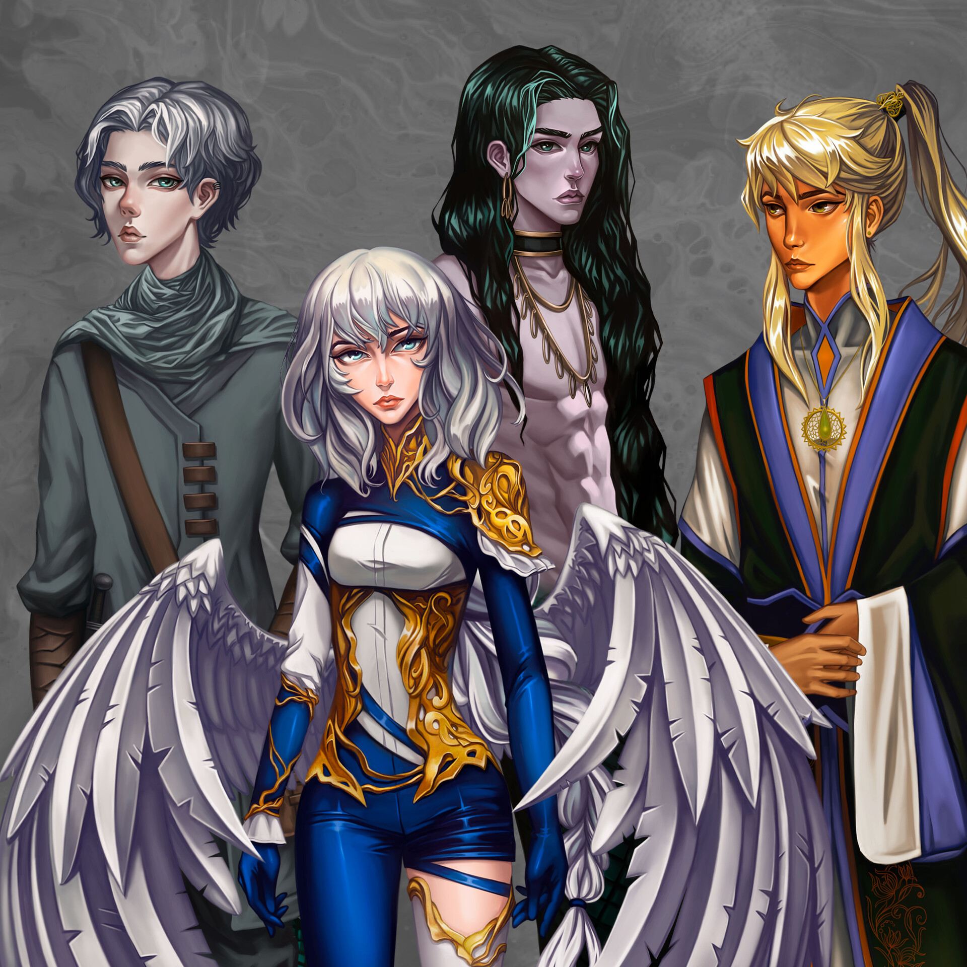 ArtStation - Pack of four characters