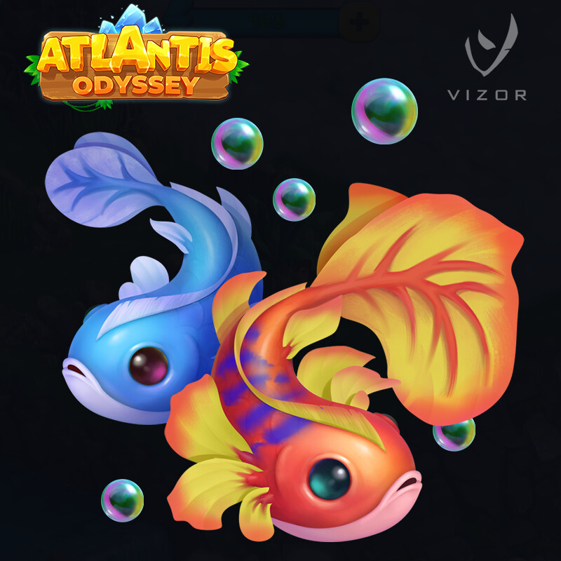 ArtStation - Atlantis Odyssey game icons №11 (Vizor Games)