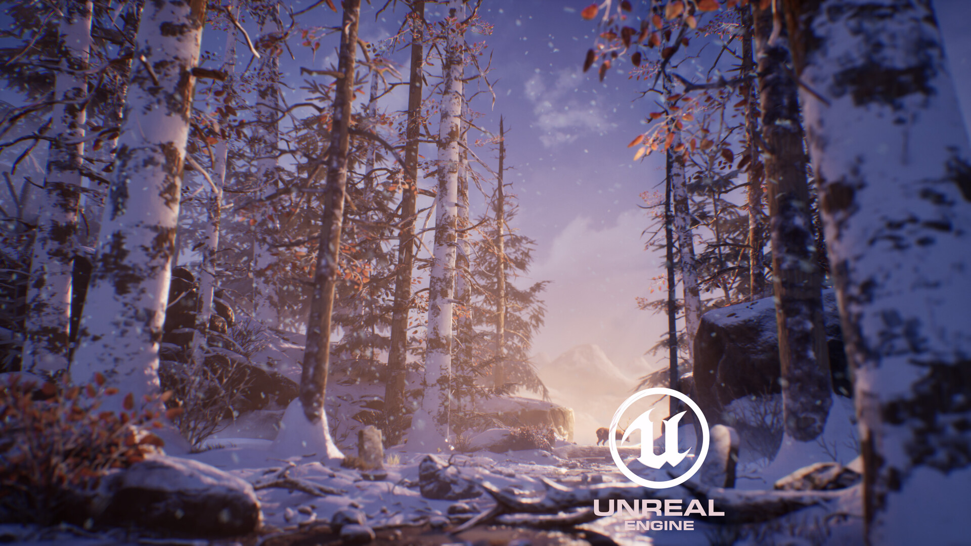 ArtStation - Snowy Forest