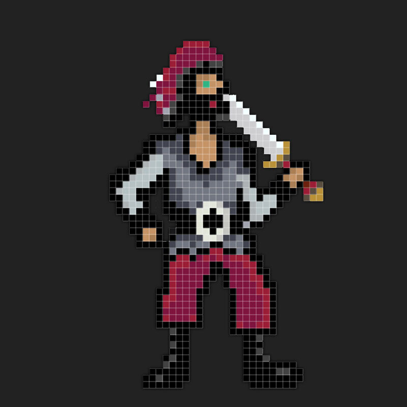 ArtStation - Pirate Game Scene - Pixel Art