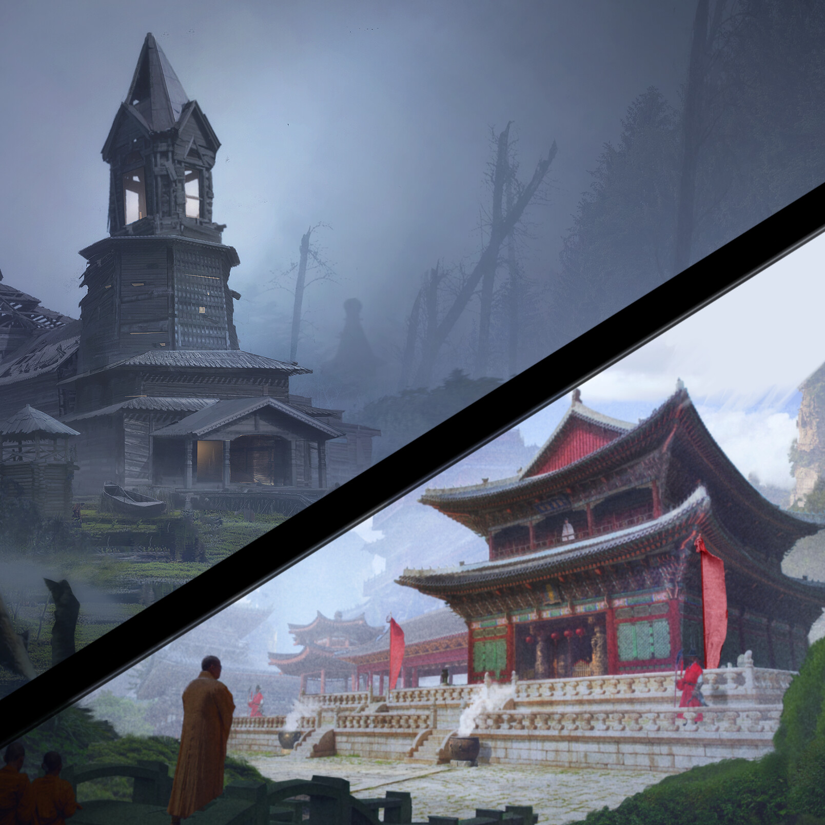 ArtStation - Photobash Environment practice