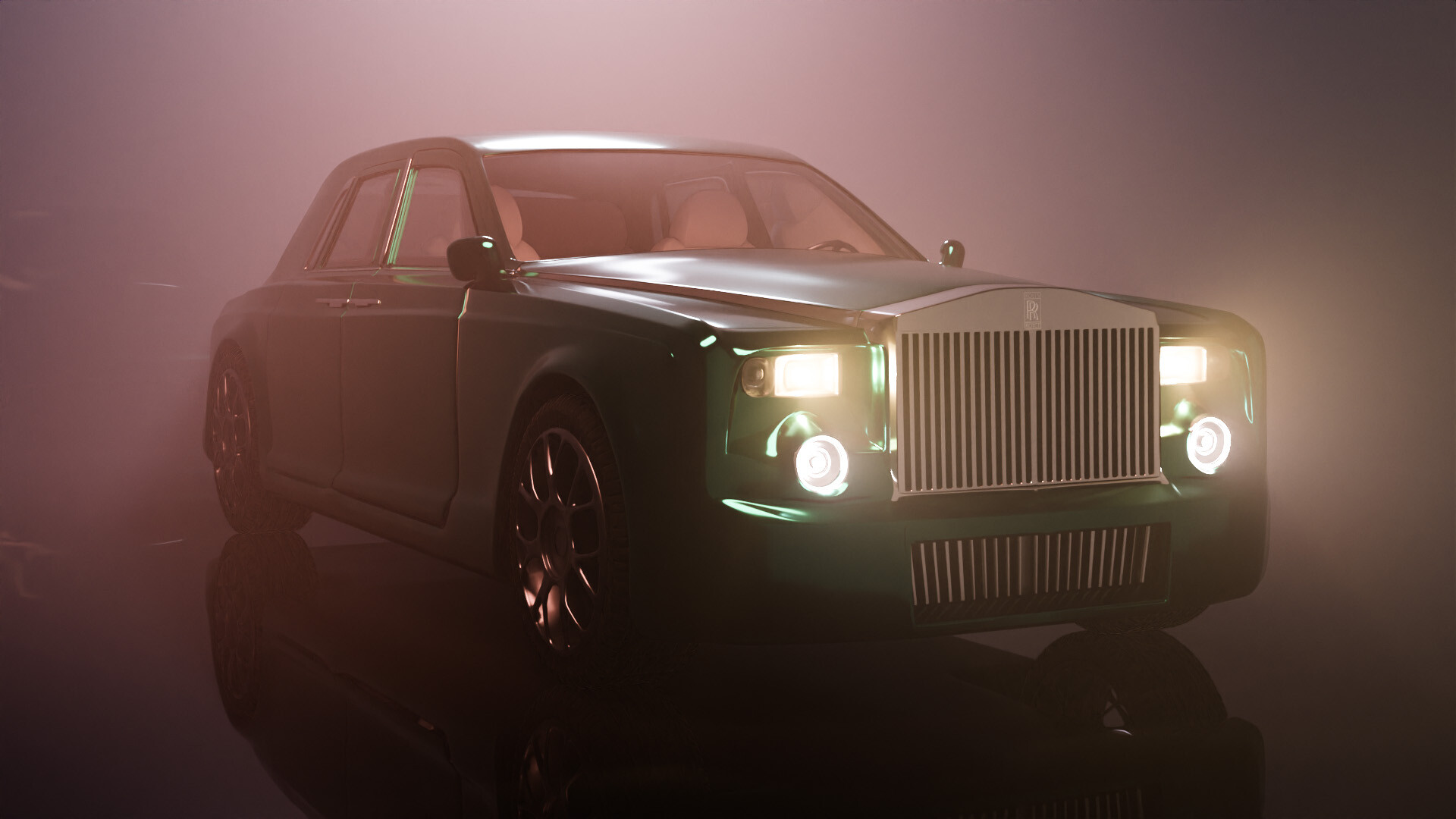 ArtStation - rolls royce phantom