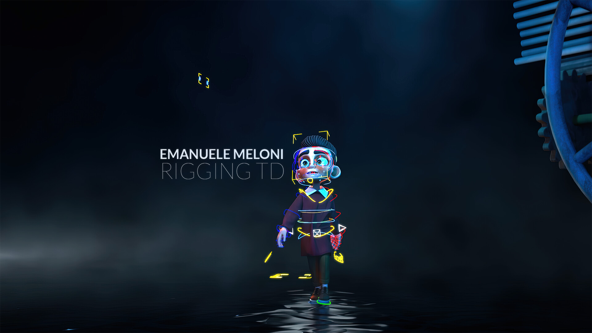 ArtStation - Dante - Stylized Character Rig