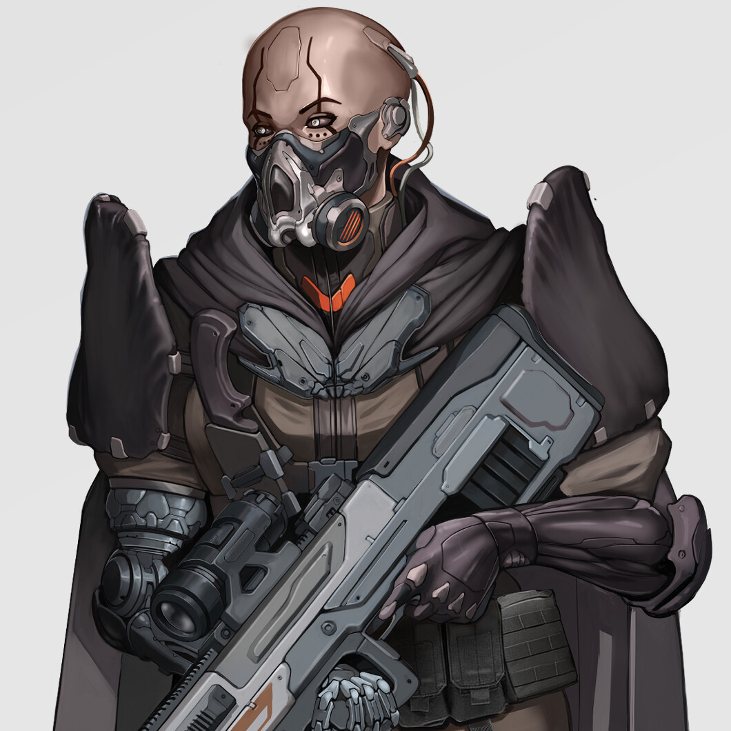 ArtStation - Cyborg assassin