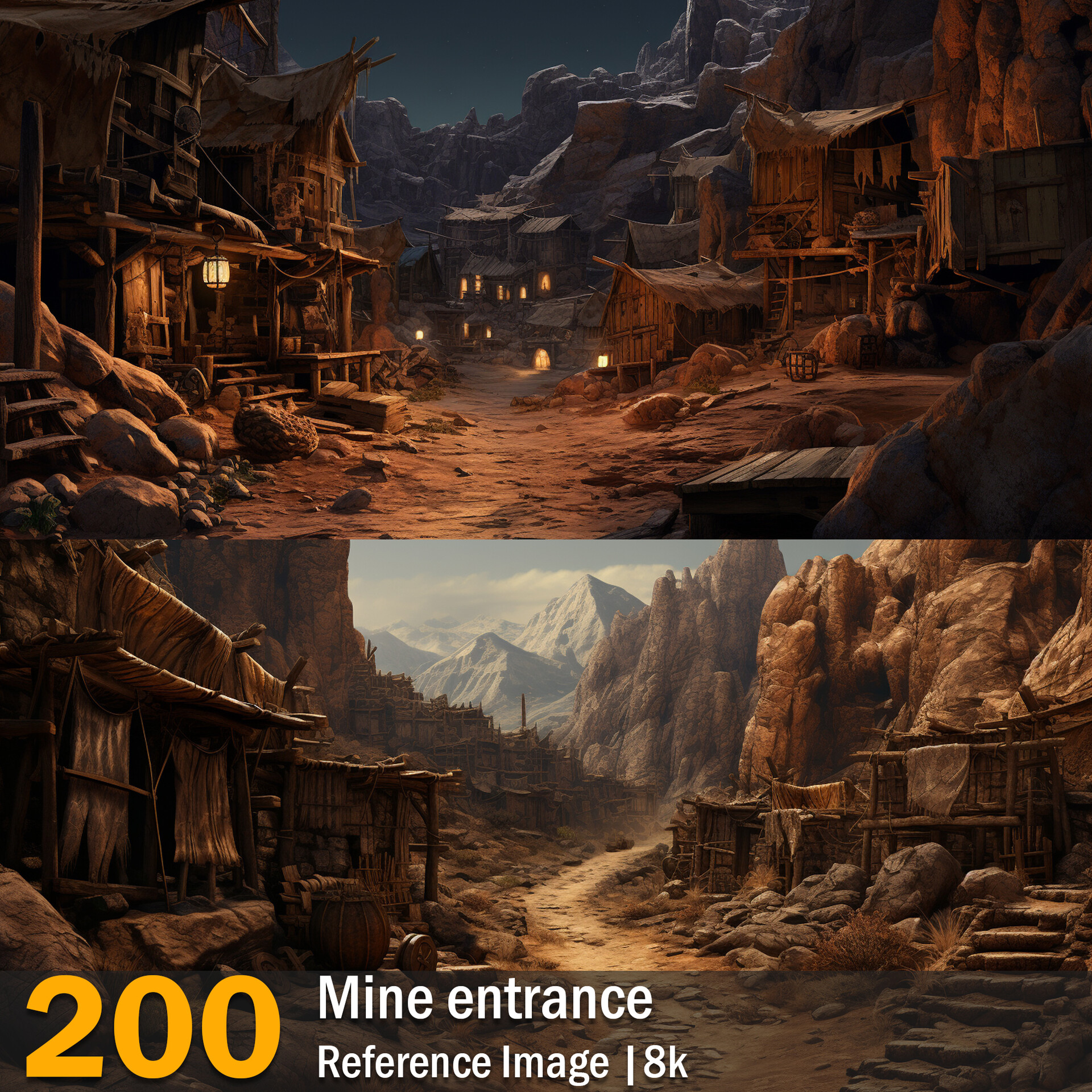ArtStation - Mine Entrance | Reference Images | 8K