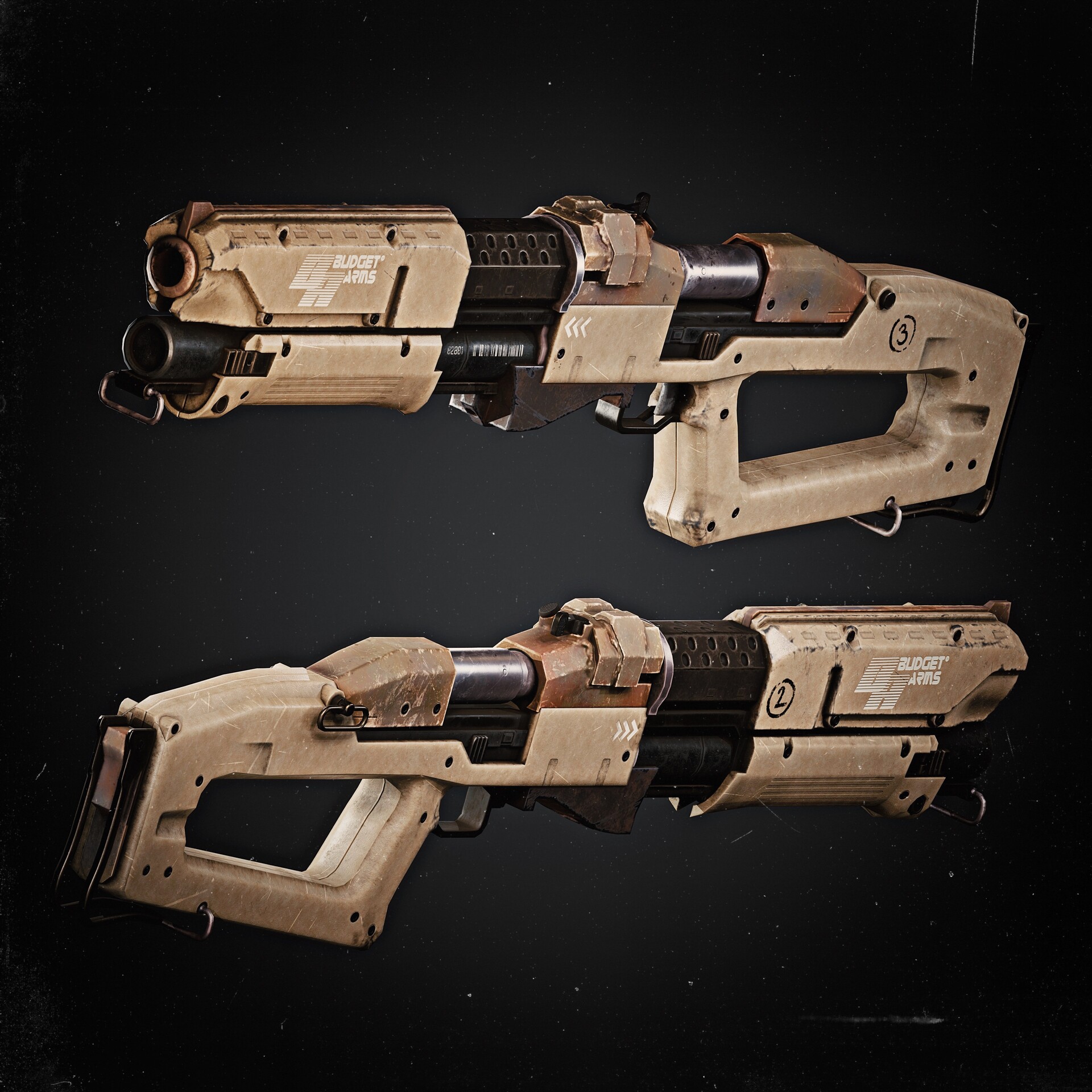 ArtStation - Cyberpunk 2077 Shotgun