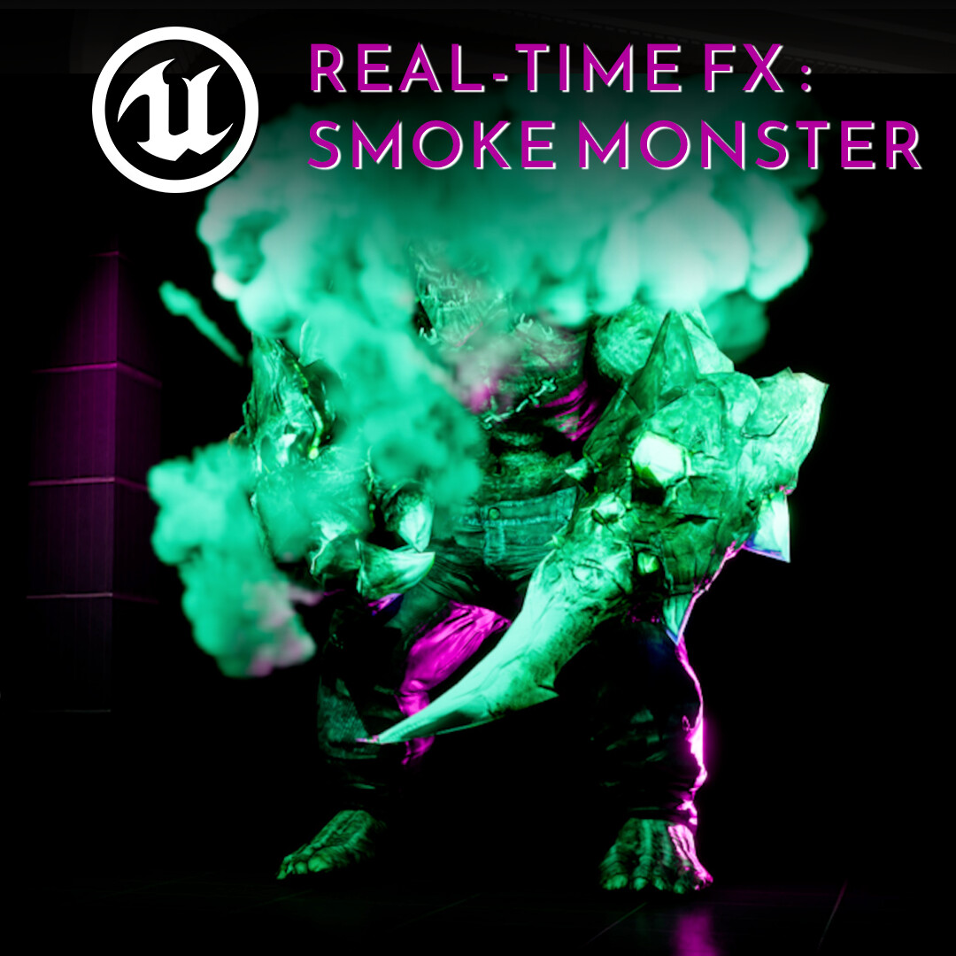 ArtStation - Smoke Monster - VFX UE5 - Niagara