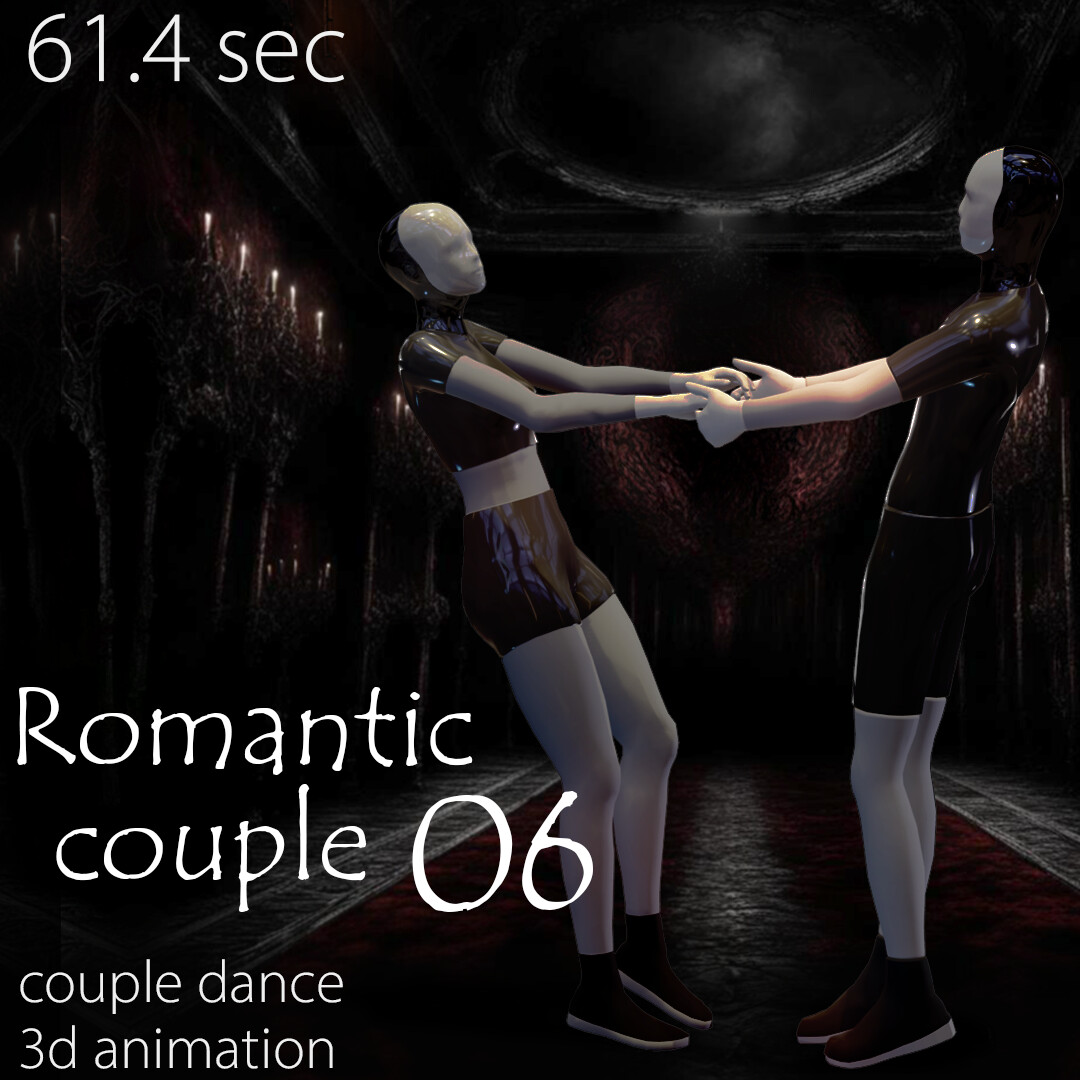 MocapDancer - A&M: Romantic 06 - couple dance animation (86bpm)