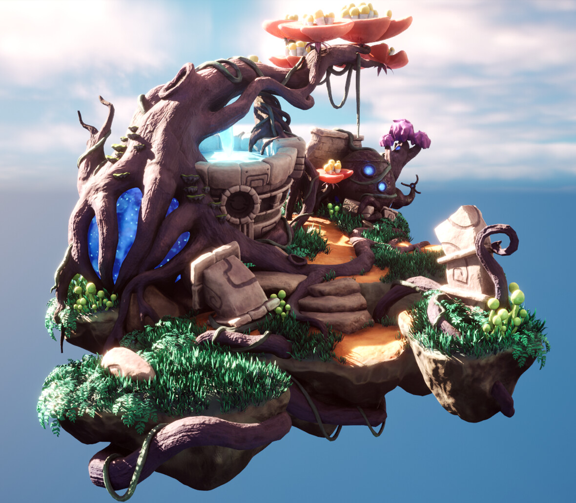 ArtStation - Floating Islands