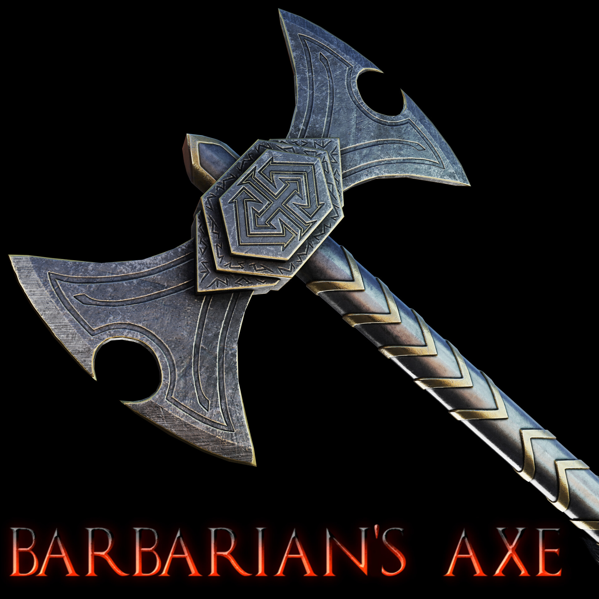 ArtStation - The Barbarian's Axe
