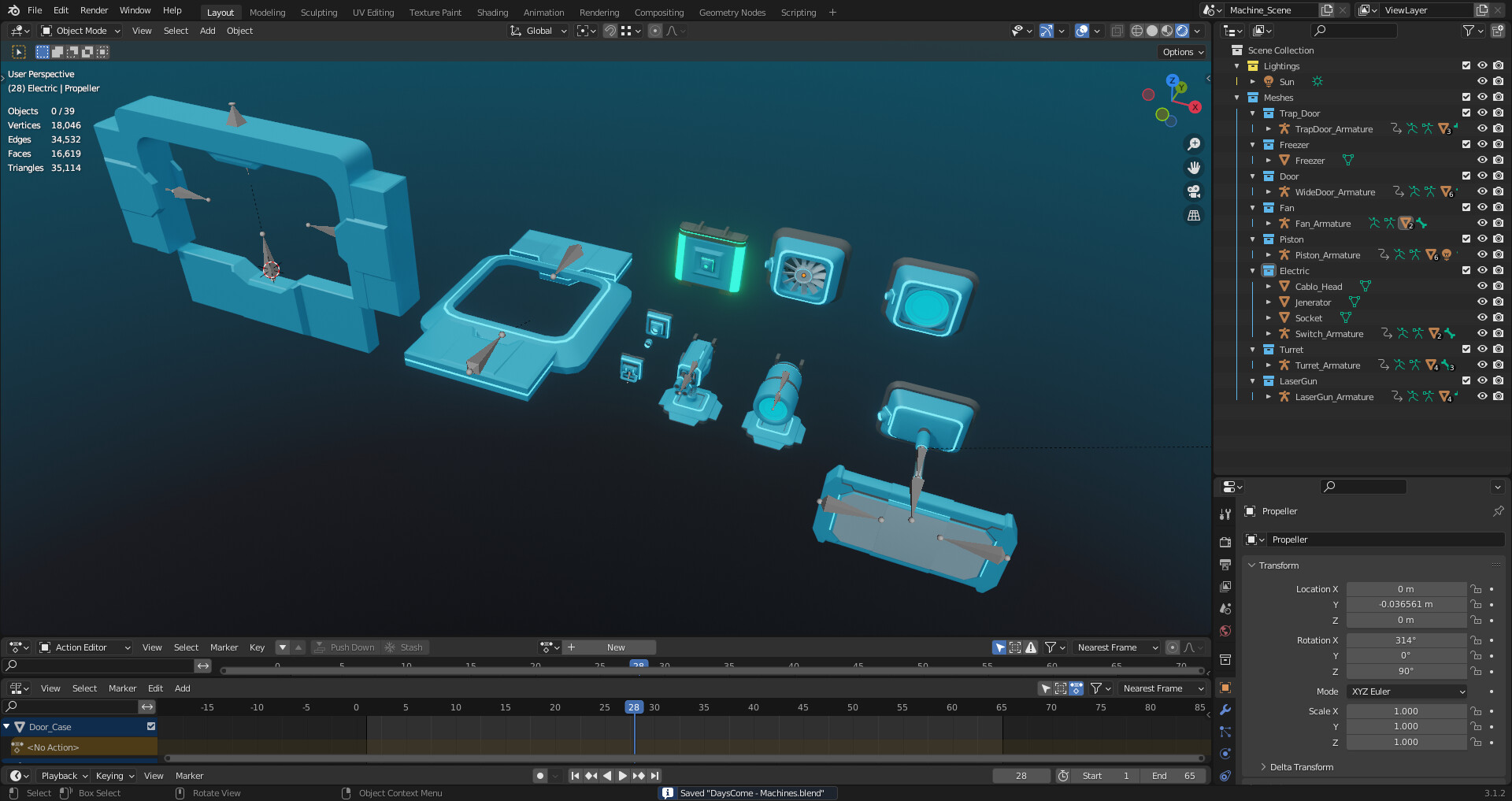 ArtStation - Days Come - Blender