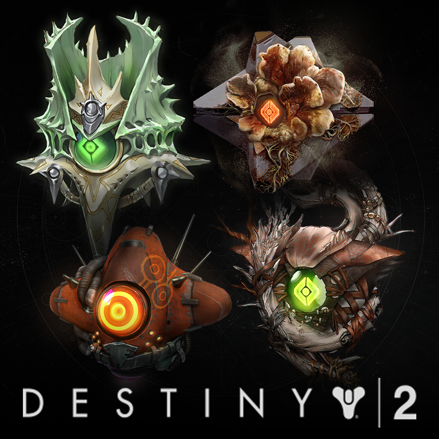 ArtStation - Destiny 2 - Ghost Shells Concept Art ; Clicker Shell ...