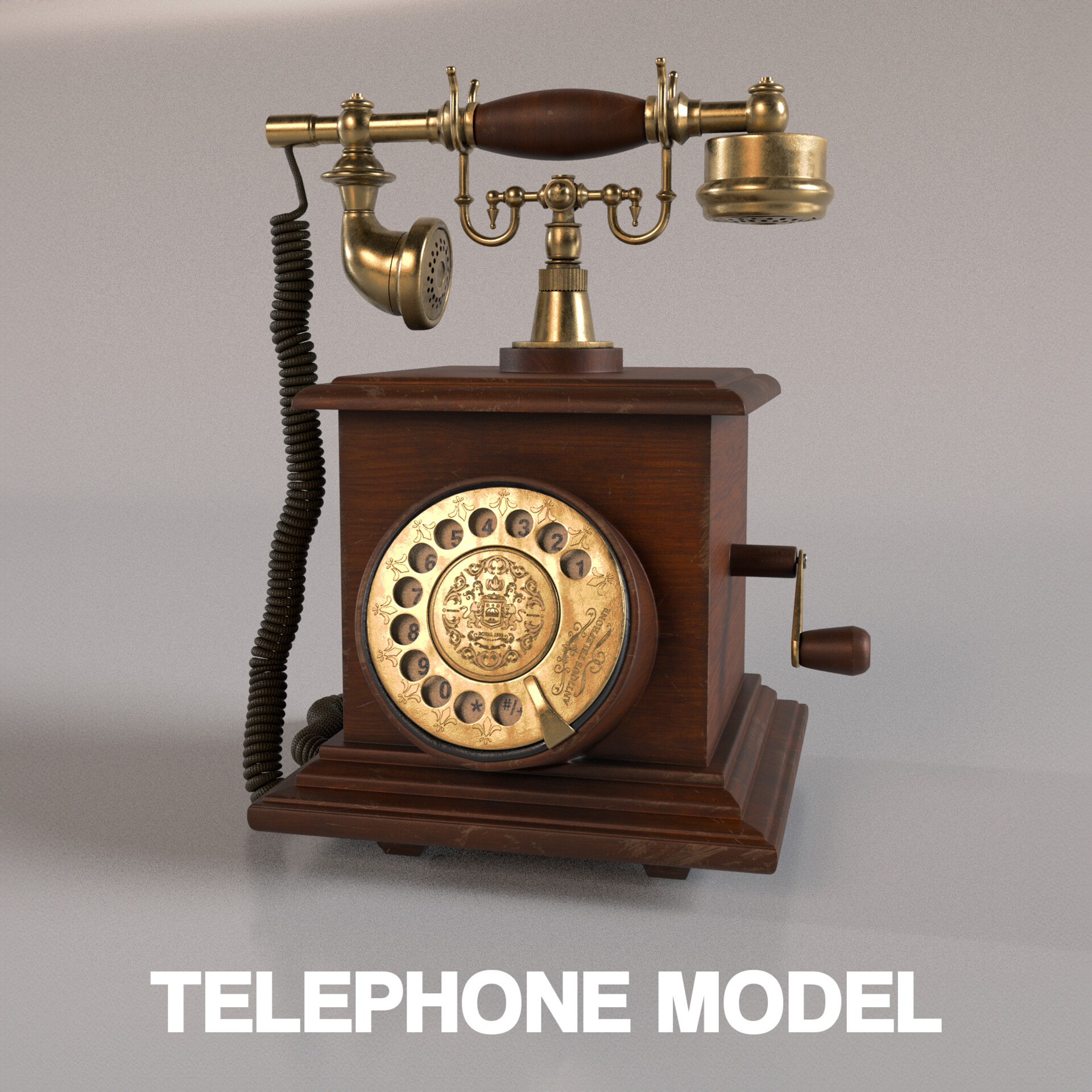 ArtStation - Telephone Antique Model