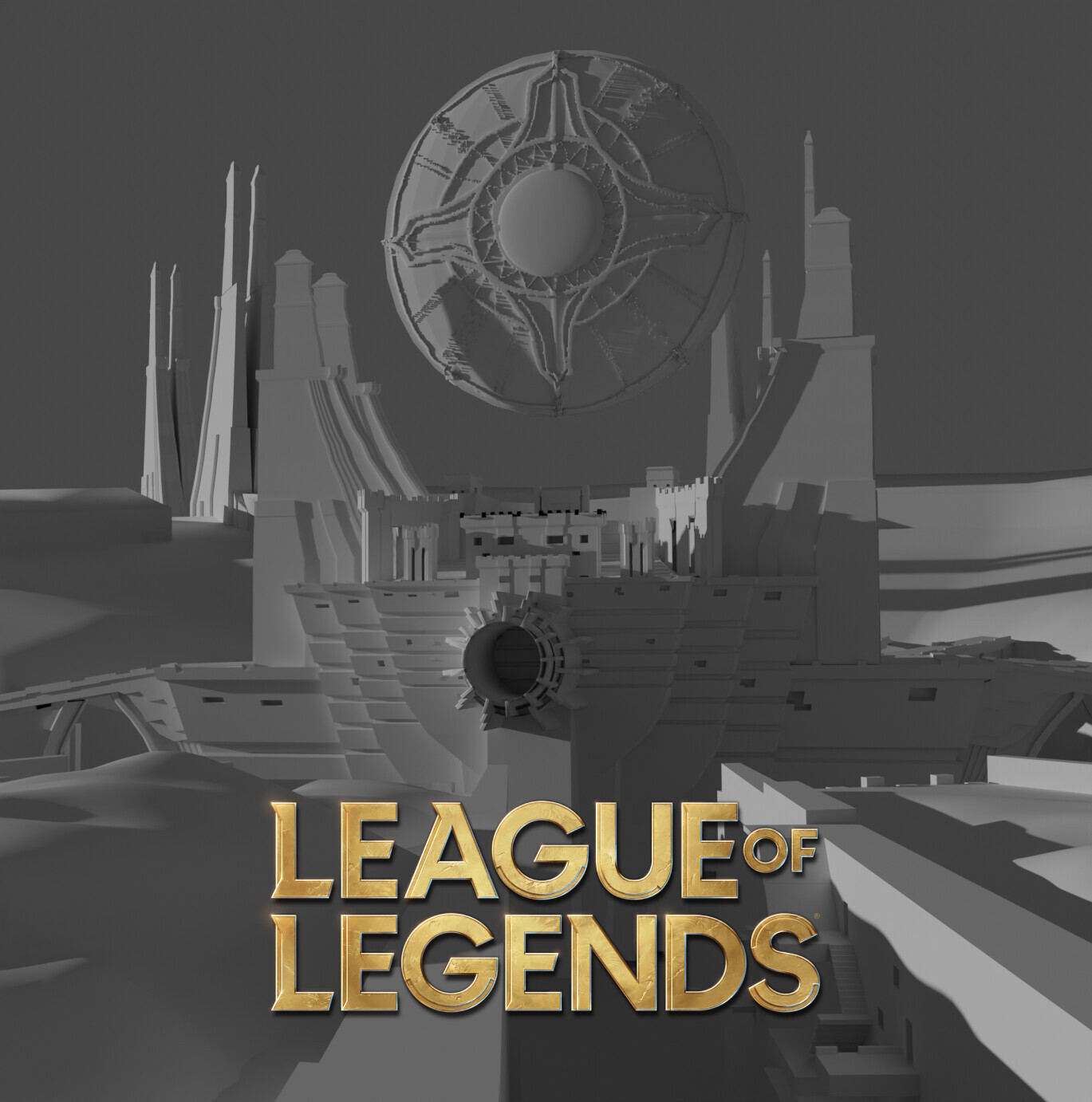 ArtStation - THE SUN DISC Of Shurima from league of legends