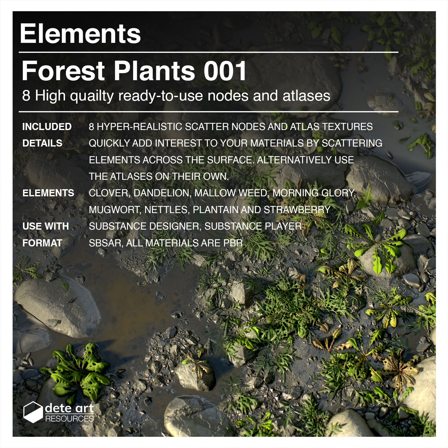ArtStation - Elements | Forest Plants 001