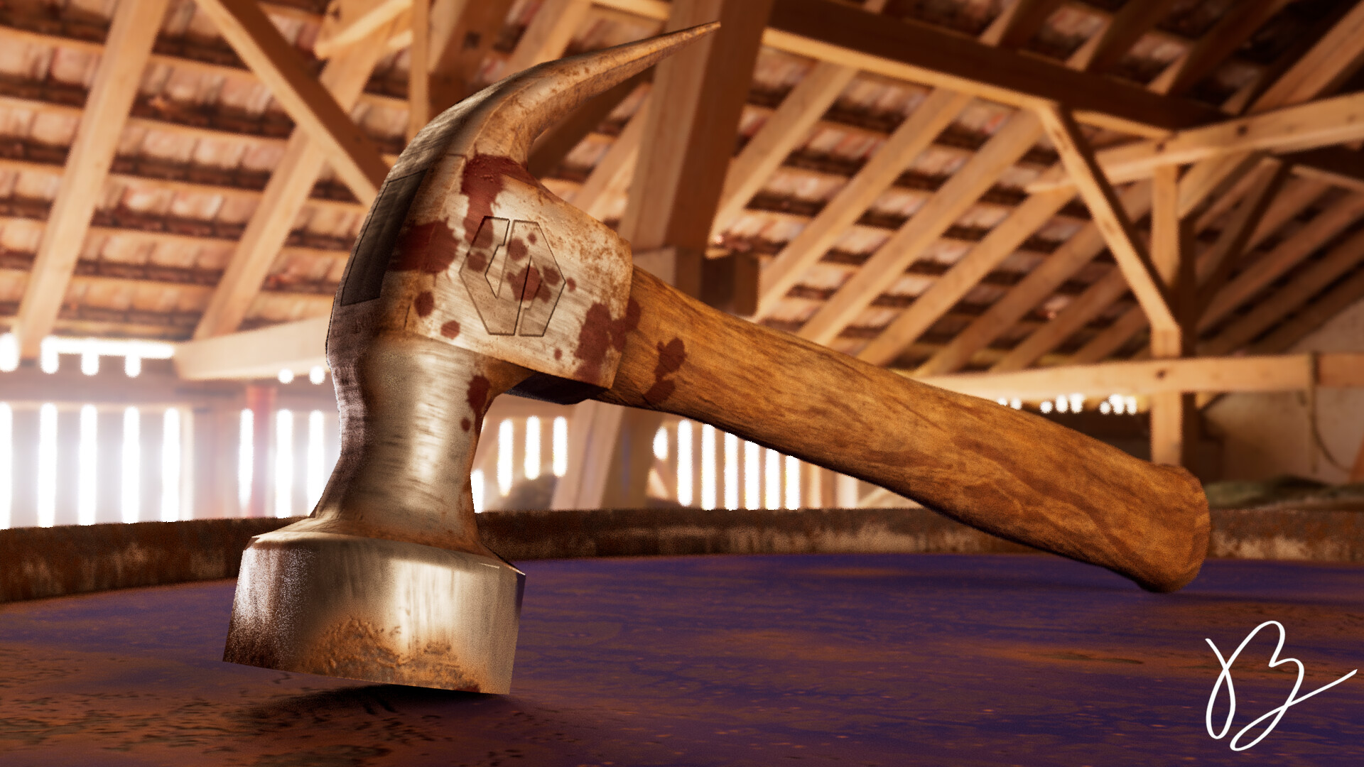 ArtStation - Totally Not a Dangerous Hammer