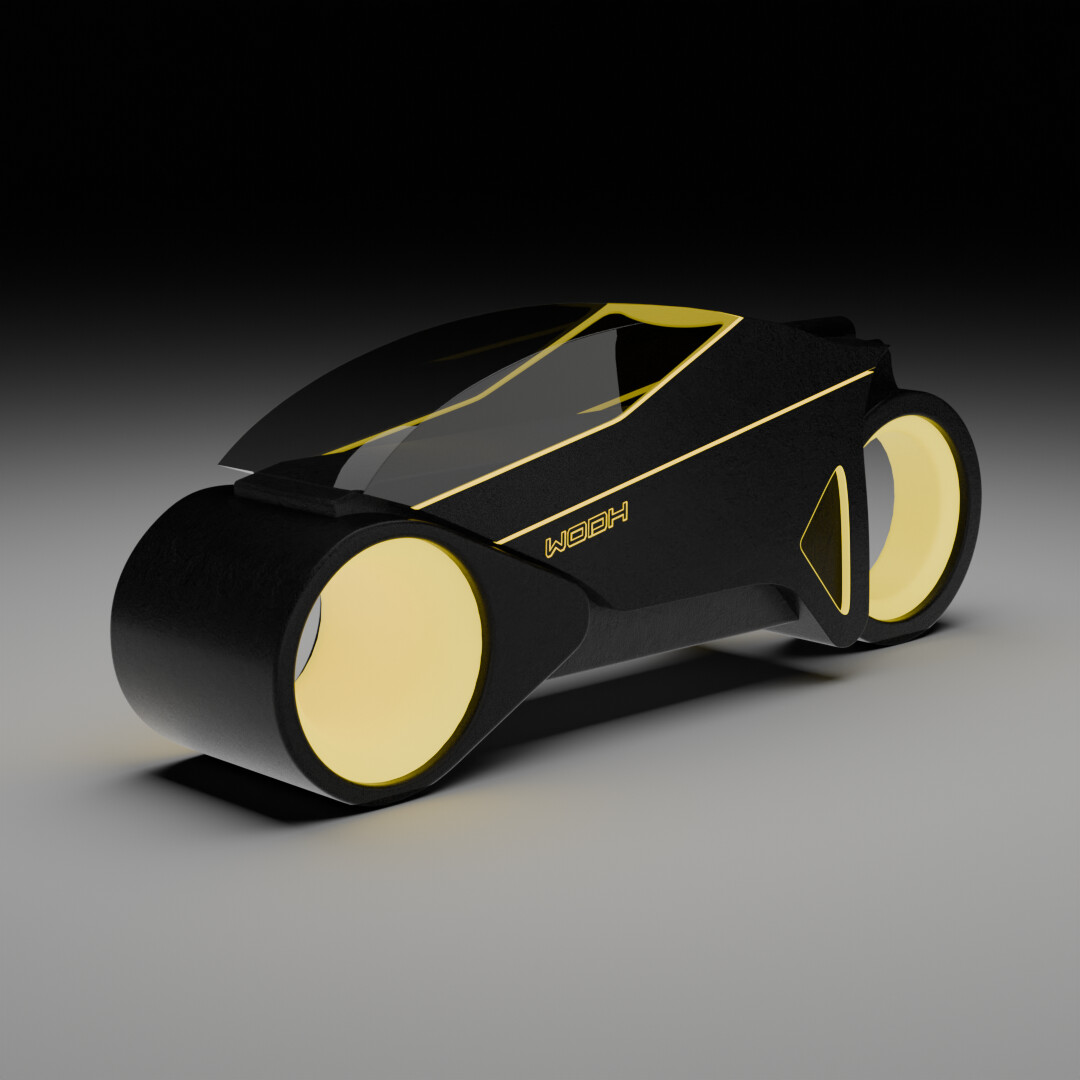 ArtStation - Sci-Fi Neon Bike